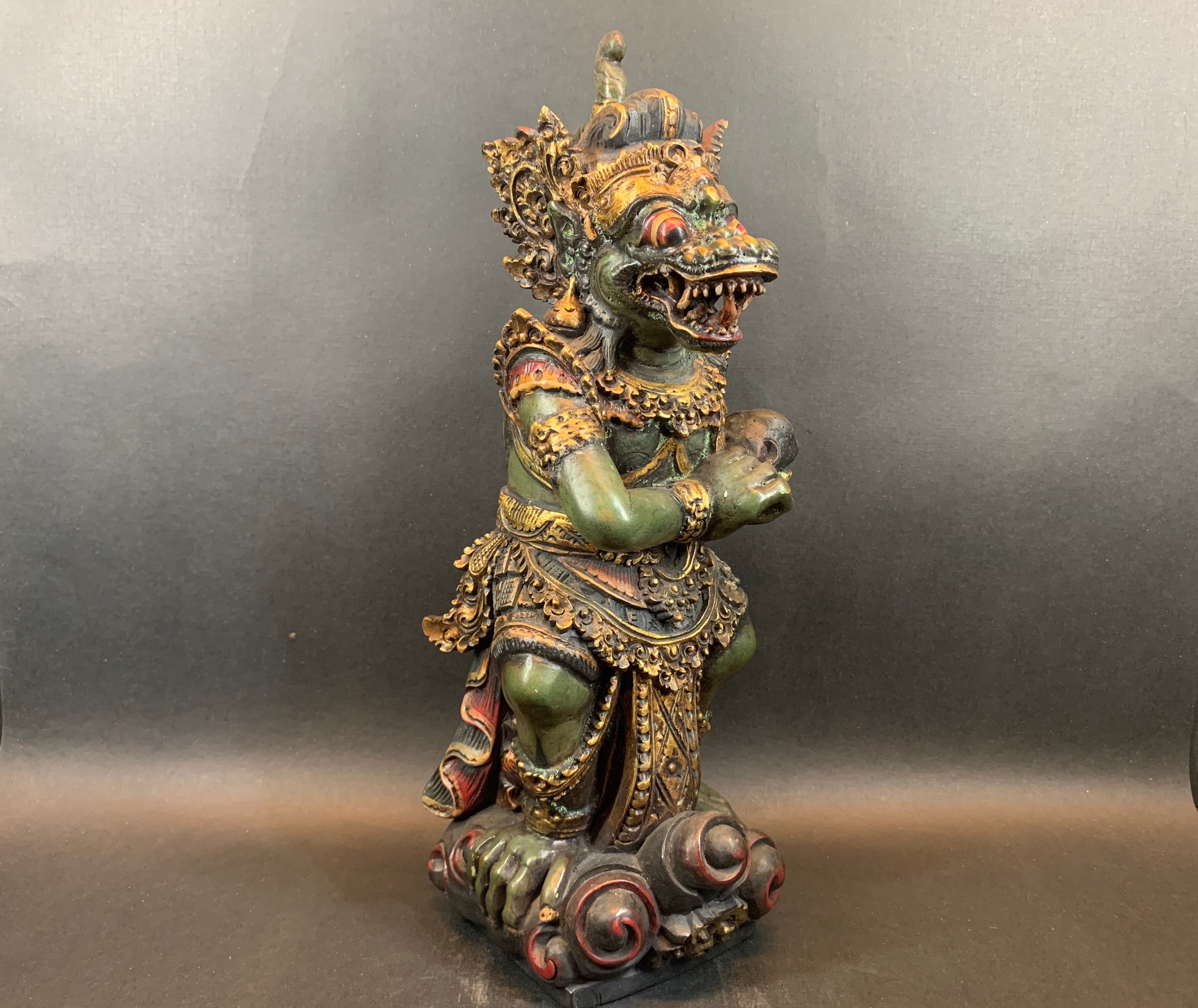 Deva Antaboga Wood Statue Antaboga Statue Bali Vintage Wooden Sculpture ...