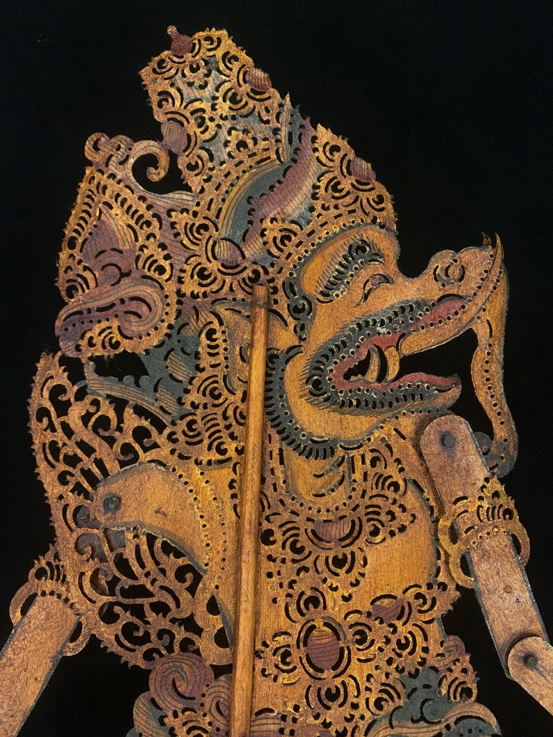 Ganesha Puppets Wayang Kulit Puppets Shadow Antique - Etsy