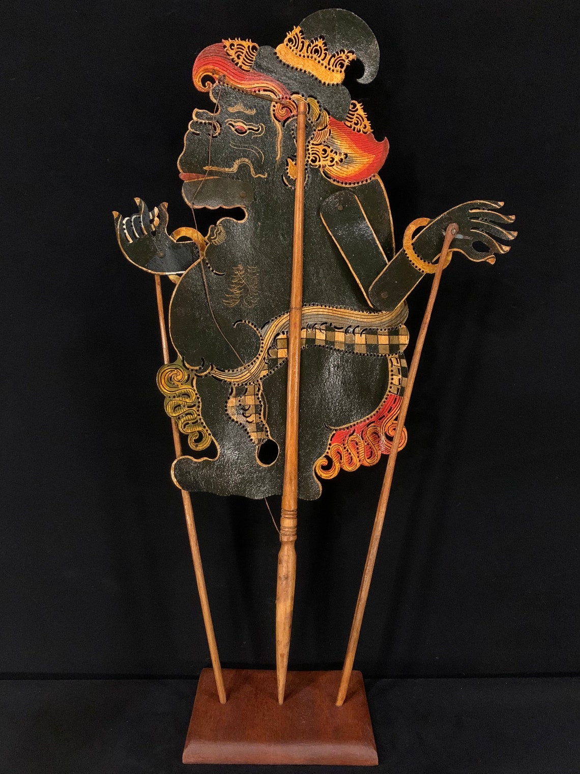 Vintage Wayang Kulit, Malen Balinese Wayang, Old Indonesian Shadow ...