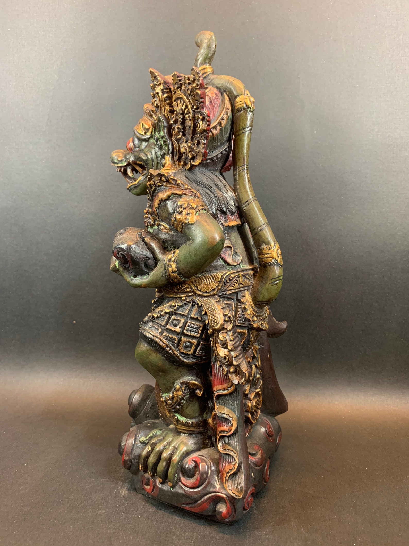 Deva Antaboga Wood Statue Antaboga Statue Bali Vintage Wooden Sculpture ...