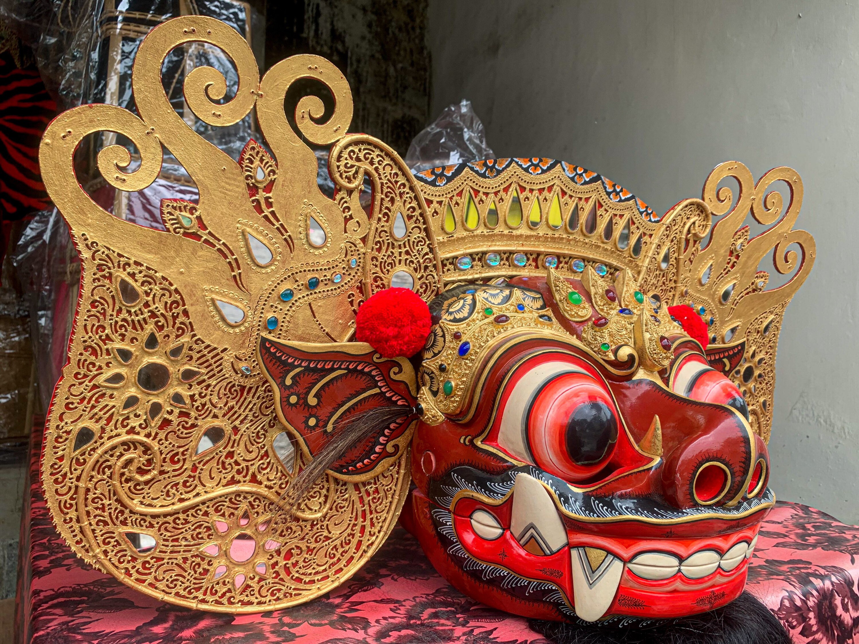 Barong Mask Wooden Barong Bali Mask Balinese Barong Hand - Etsy