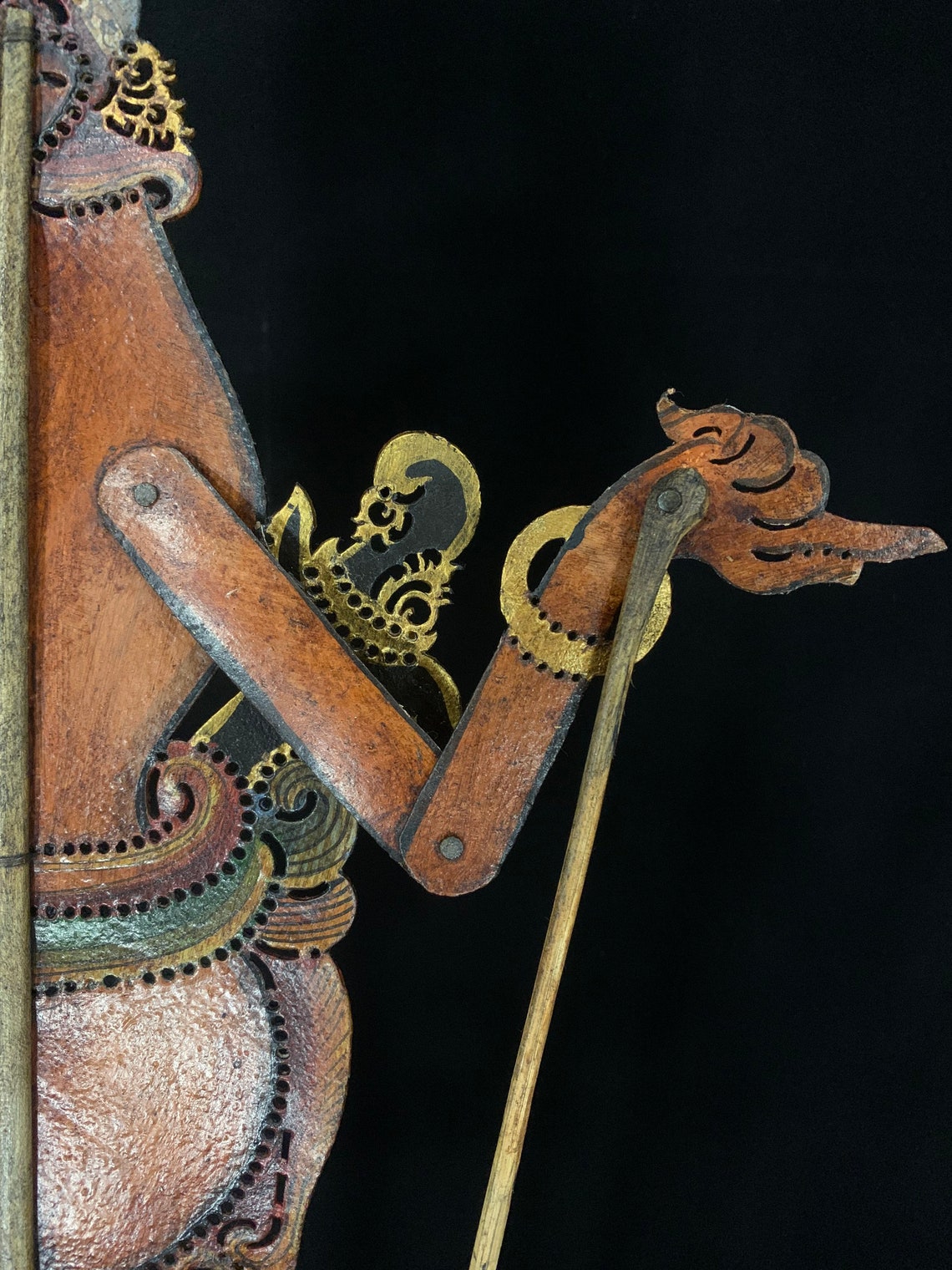 Vintage Balinese Wayang Kulit Puppet, Sangut Shadow Theater Decor - Etsy