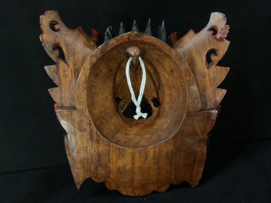 Vintage Boma Wood Balinese Mask Boma Bali Mask Hand Carving - Etsy