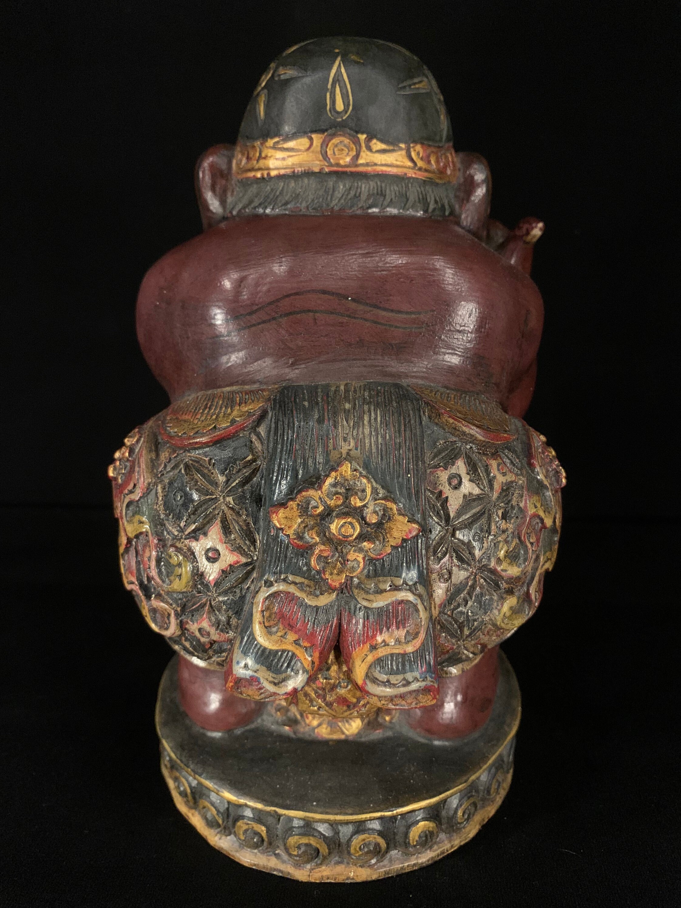 Semar Vintage Wood Statue Bali Wood Sculpture Balinese Legend Antique ...