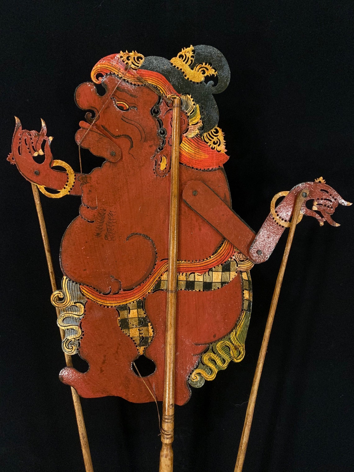 Vintage Balinese Wayang Kulit Puppet, Indonesian Shadow Art Decor - Etsy