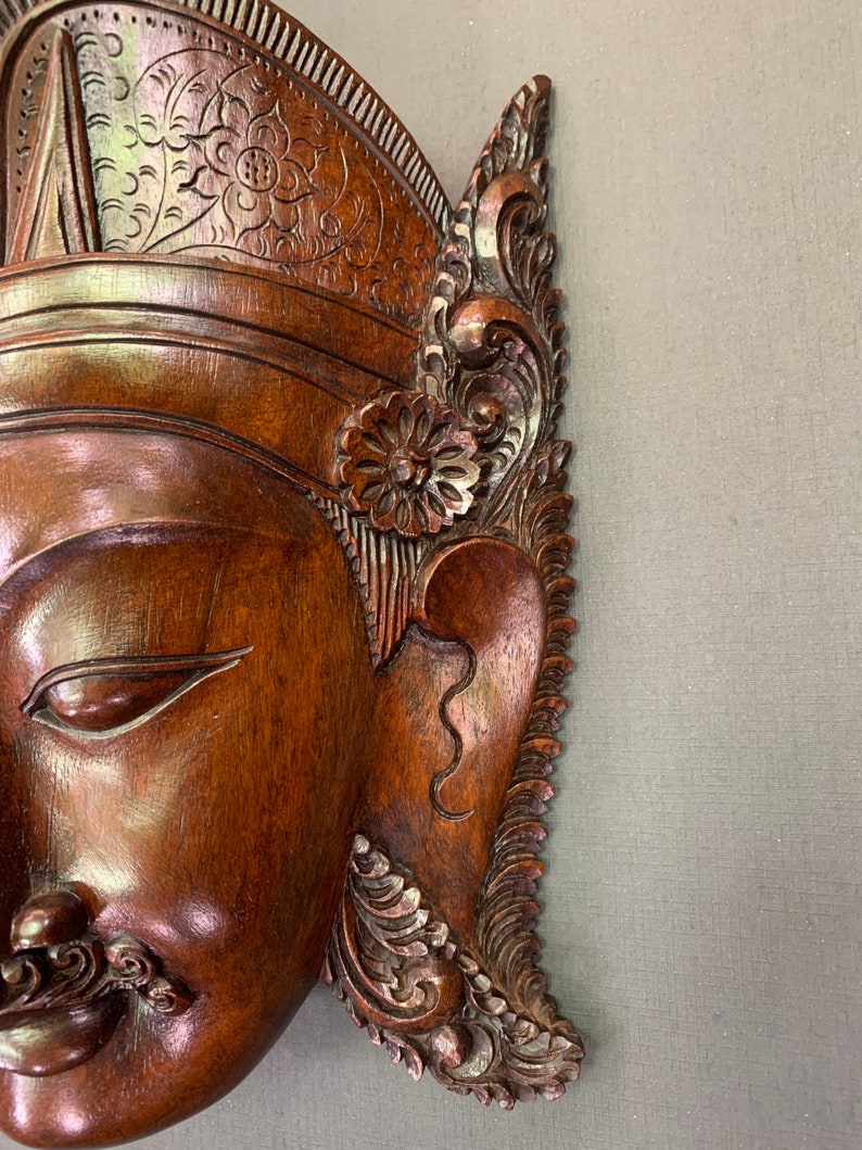 Rama Mask, Ramayana Story, Limited Edition, Balinese Mask, Wooden ...