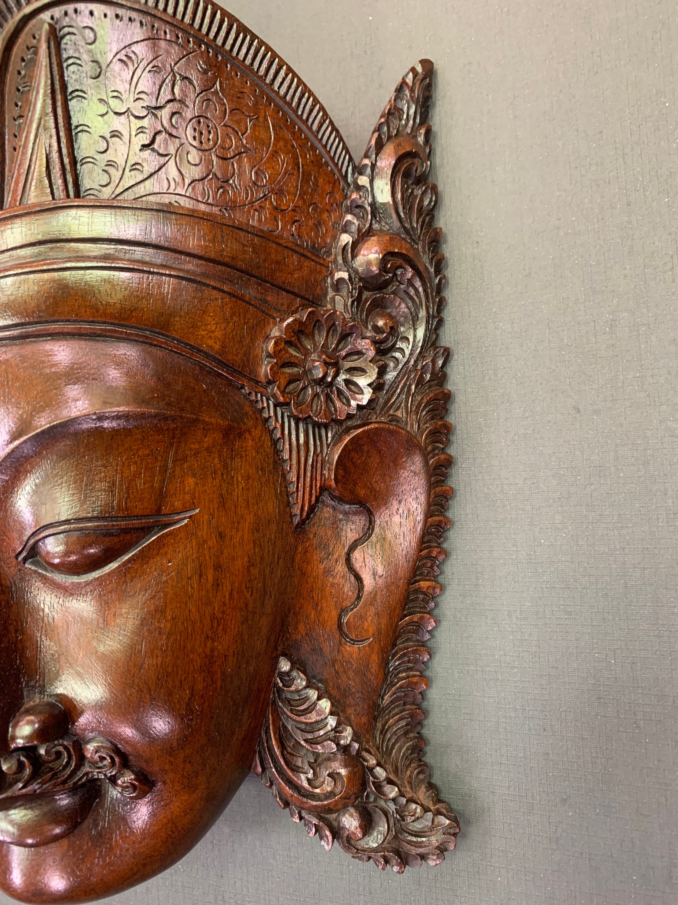 Rama Mask, Ramayana Story, Limited Edition, Balinese Mask, Wooden ...