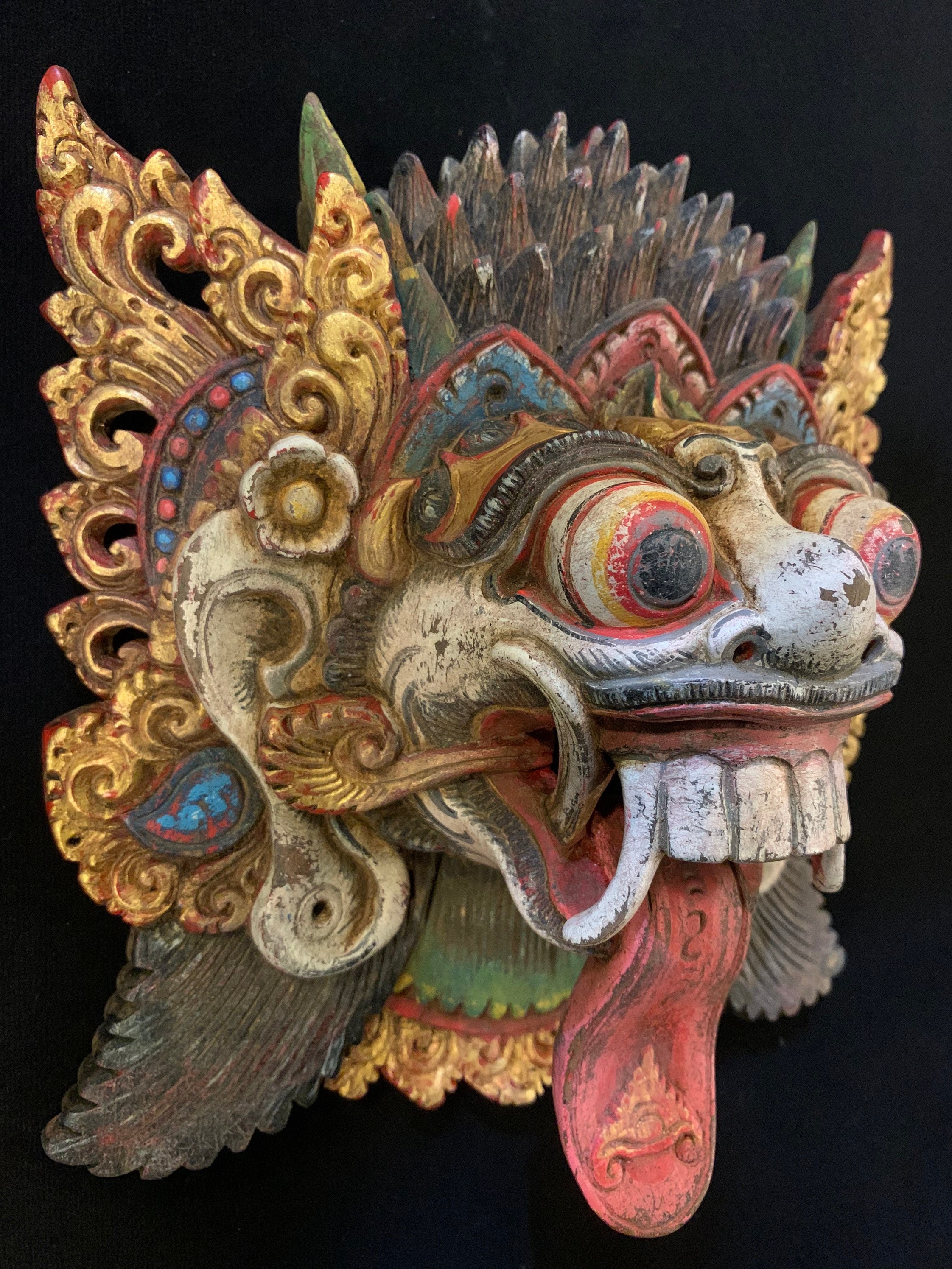 Rangda Bali Mask Balinese Mythology Demon Queen Balinese Mask - Etsy