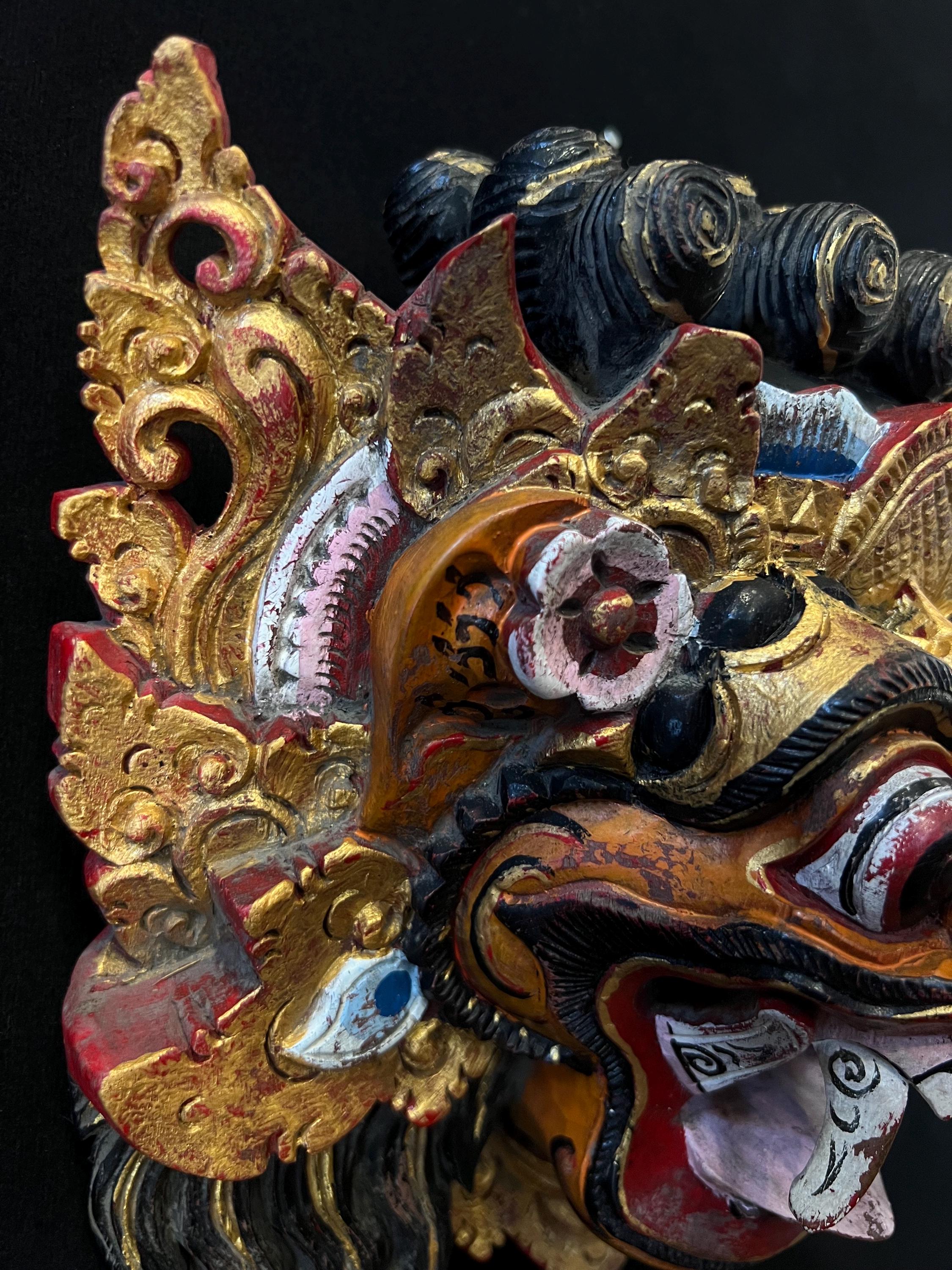 Boma Balinese Mask Wood Mask Giant Wood Bali Mask Wooden Sculpture Home ...
