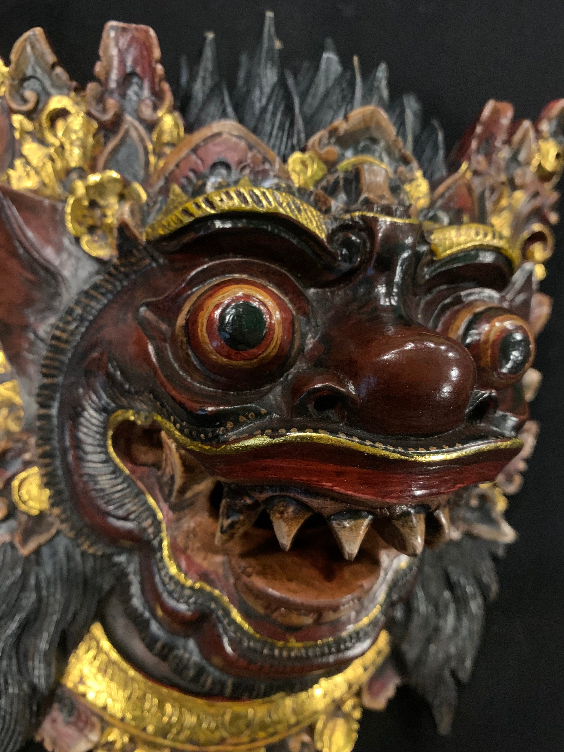 Vintage Boma Wood Balinese Mask Boma Bali Mask Hand Carving - Etsy