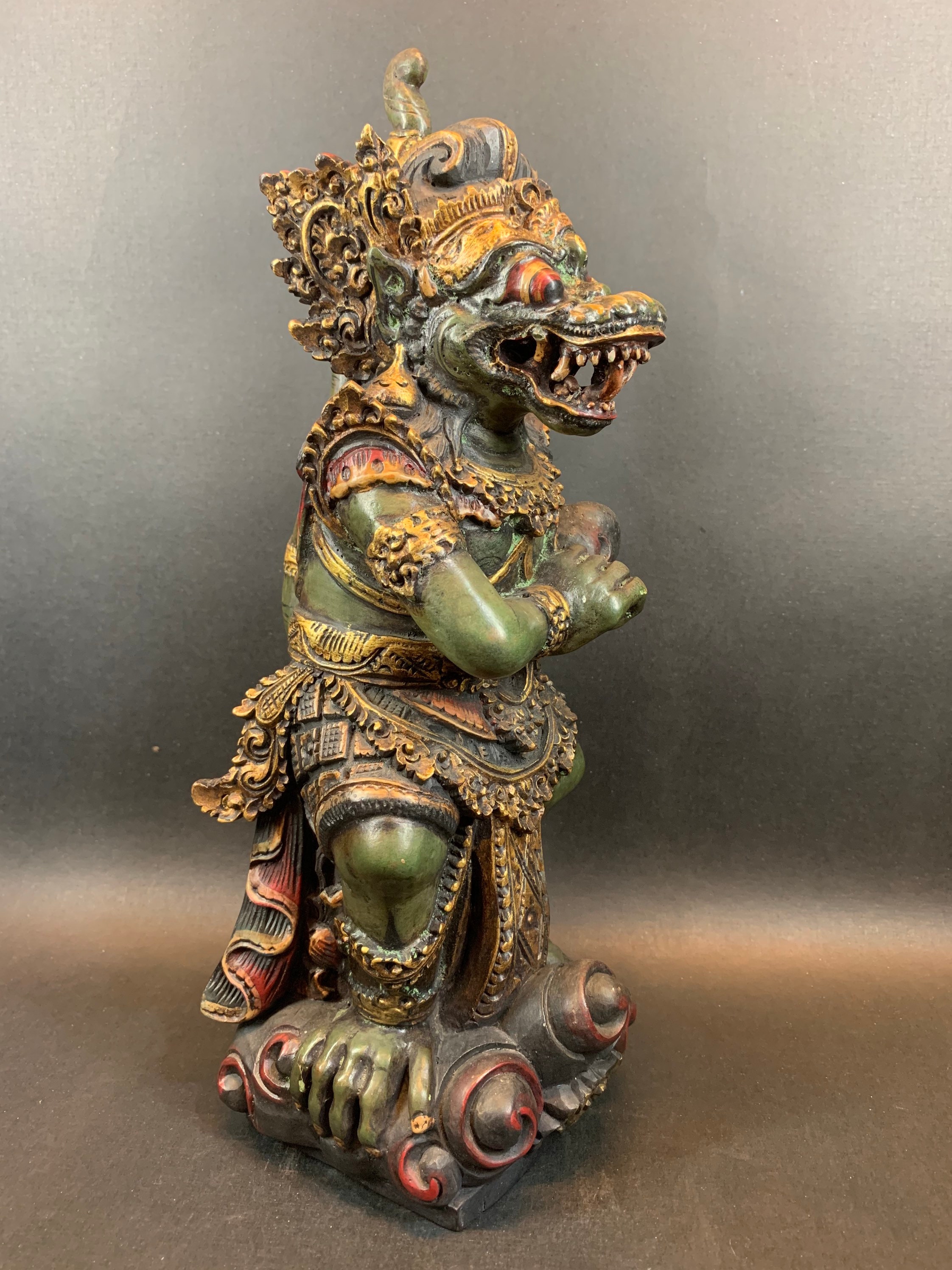 Deva Antaboga Wood Statue Antaboga Statue Bali Vintage Wooden - Etsy