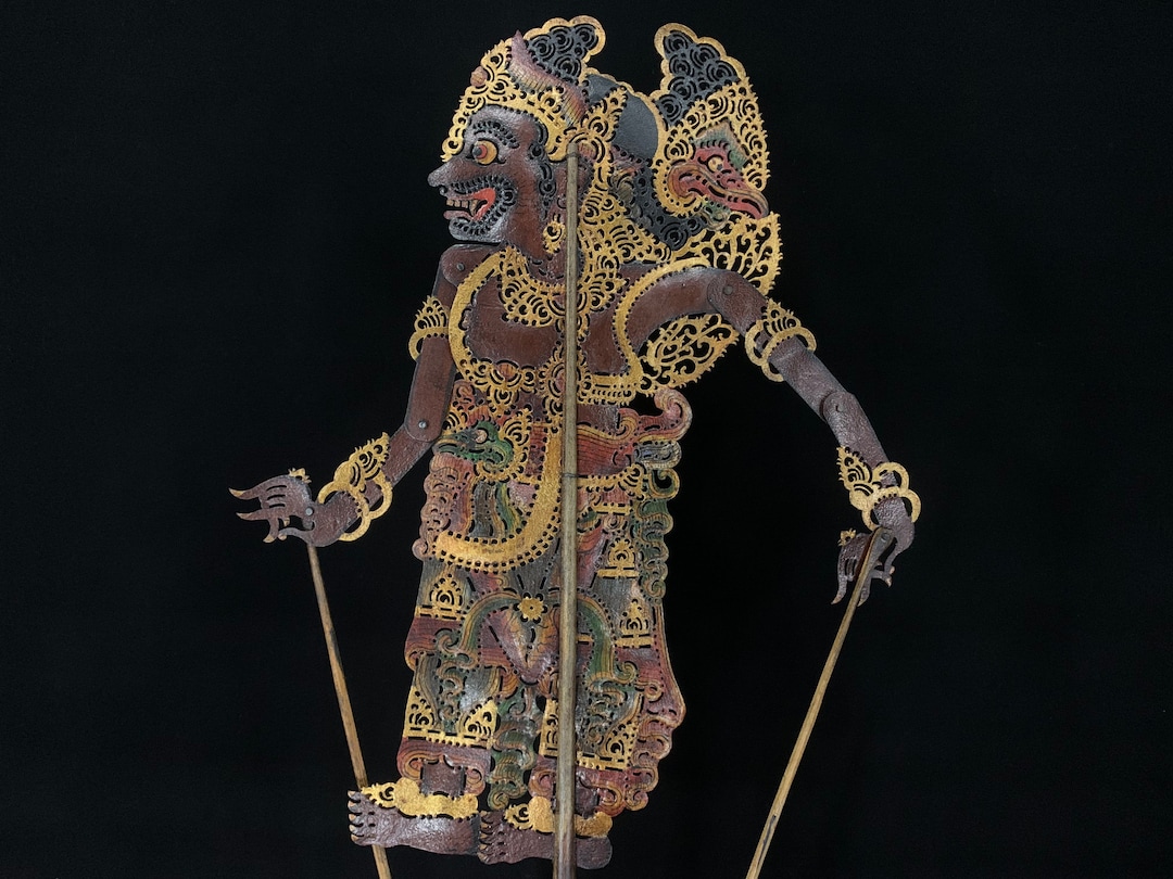 Indonesian Style Puppets Wayang Kulit Gatot Kaca Puppets - Etsy Portugal