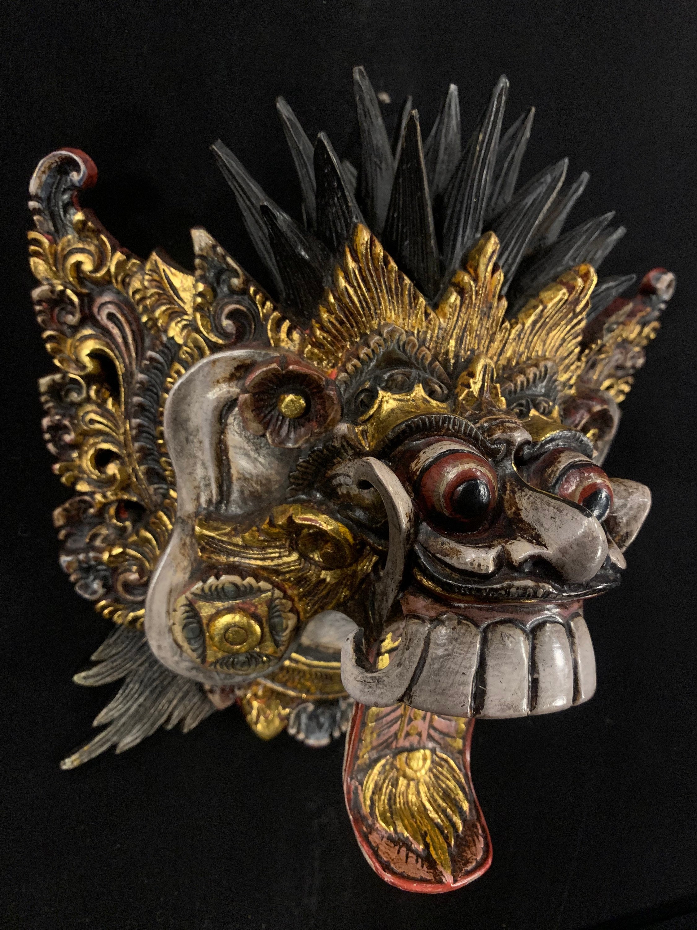 Rangda Bali Mask Balinese Mythology Demon Queen Balinese Mask Wood ...
