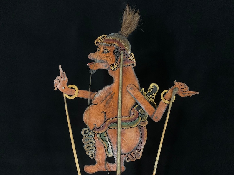Puppets Theater, Vintage Wayang Kulit, Sangut Balinese Wayang, Antique ...