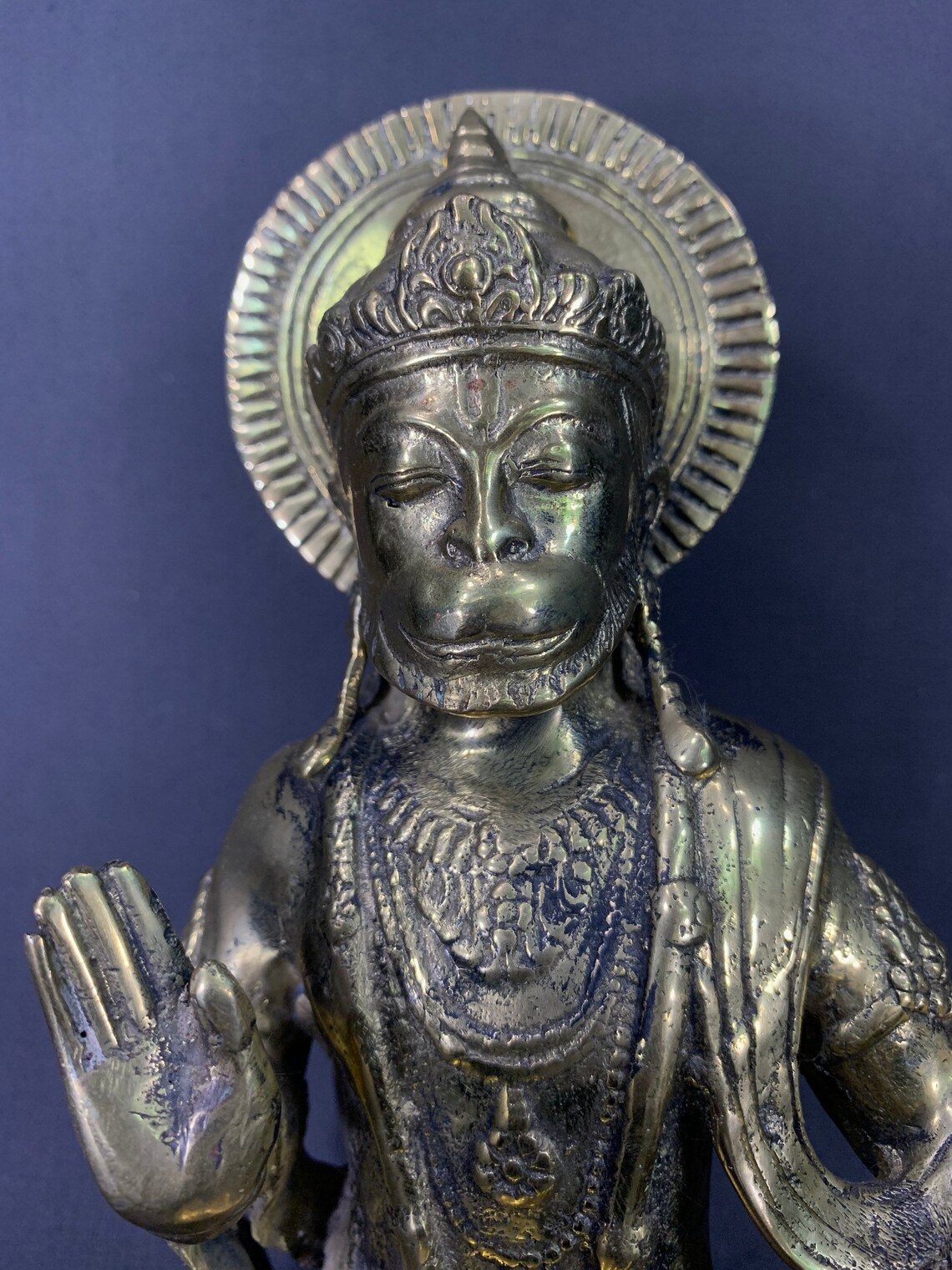 Hanuman Bronze Statue Ramayana Lord Hanuman Monkey God - Etsy