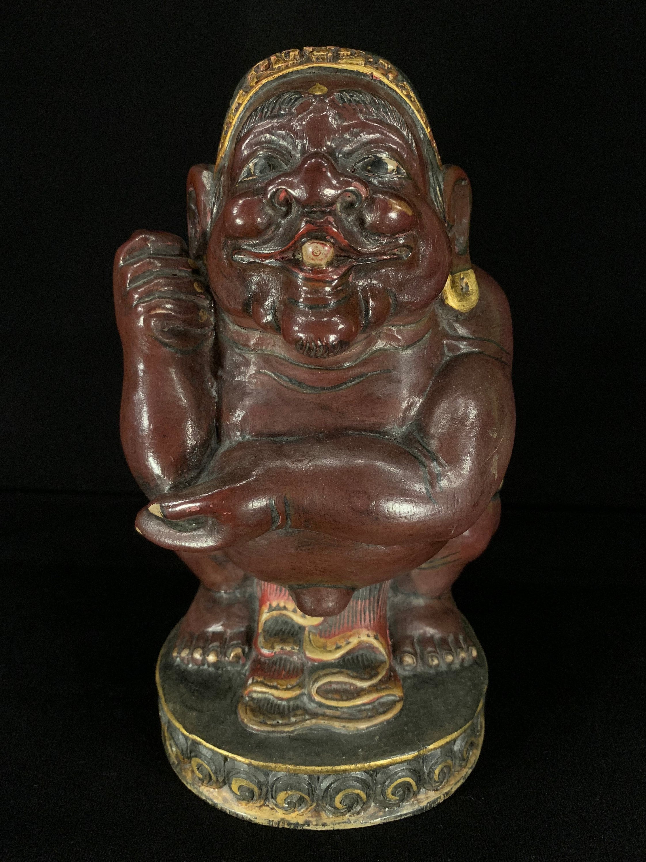 Semar Vintage Wood Statue Bali Wood Sculpture Balinese Legend Antique ...