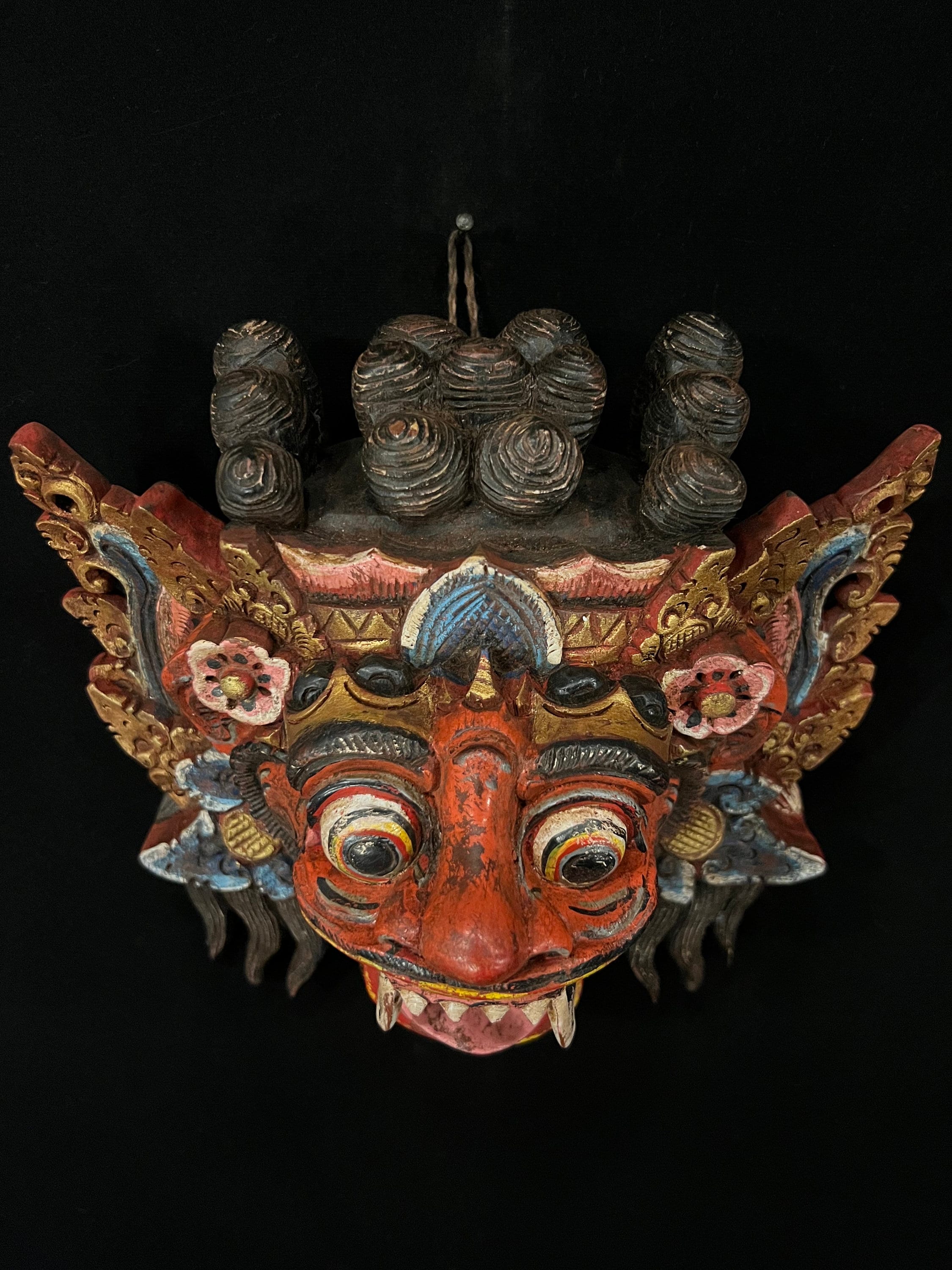 Boma Balinese Mask Wood Mask Giant Wood Bali Mask Wooden Sculpture Home ...