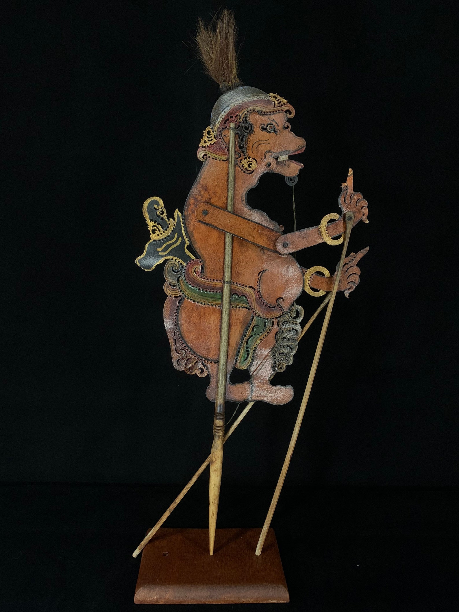 Vintage Balinese Wayang Kulit Puppet, Sangut Shadow Theater Decor - Etsy