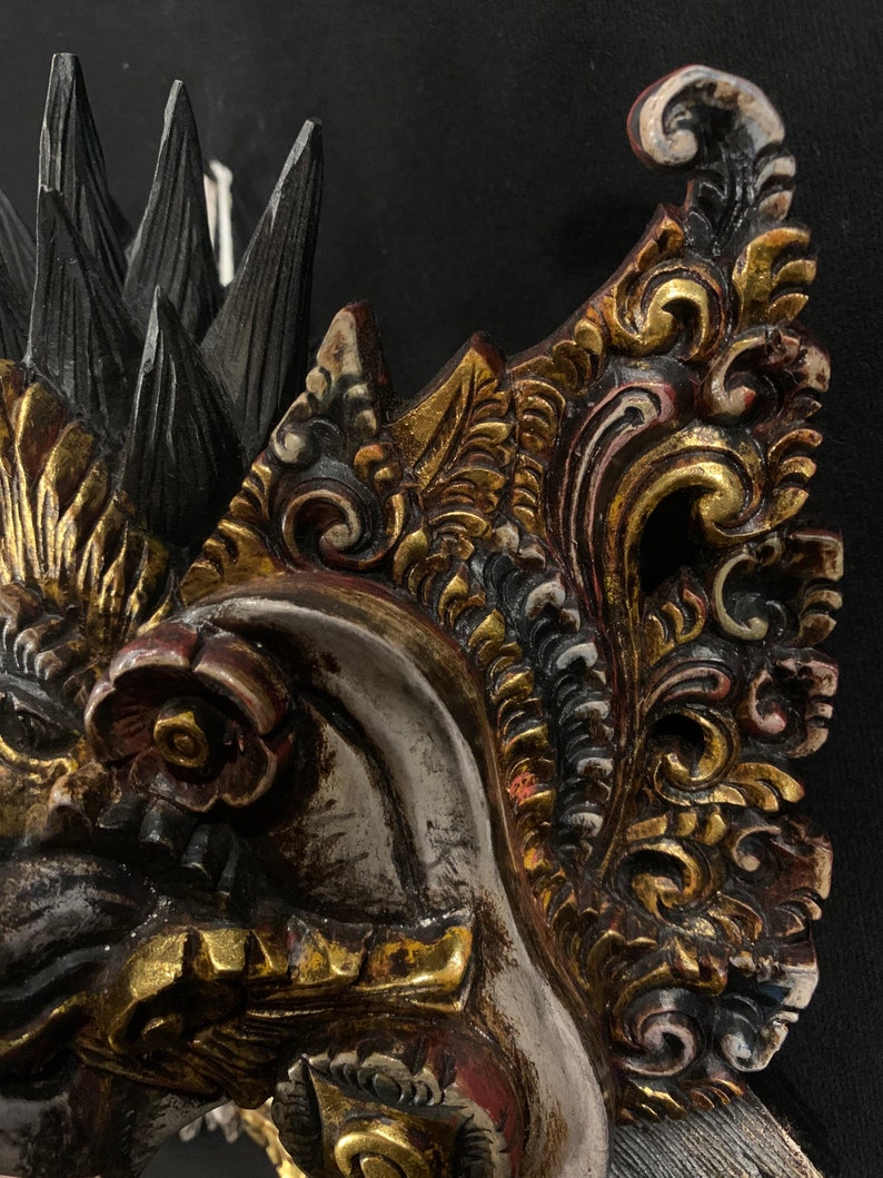 Rangda Bali Mask Balinese Mythology Demon Queen Balinese Mask Wood ...