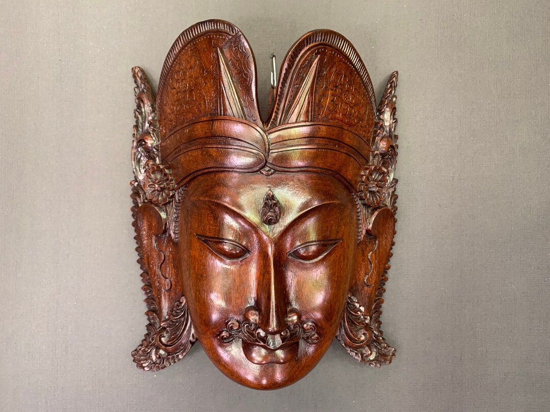 Rama Mask, Ramayana Story, Limited Edition, Balinese Mask, Wooden ...