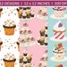 Digital Paper Printable Cupcake Collage Pack Print at - Etsy