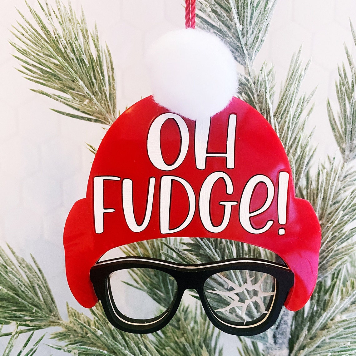 Oh Fudge A Christmas Story Inspired Ornament Christmas - Etsy