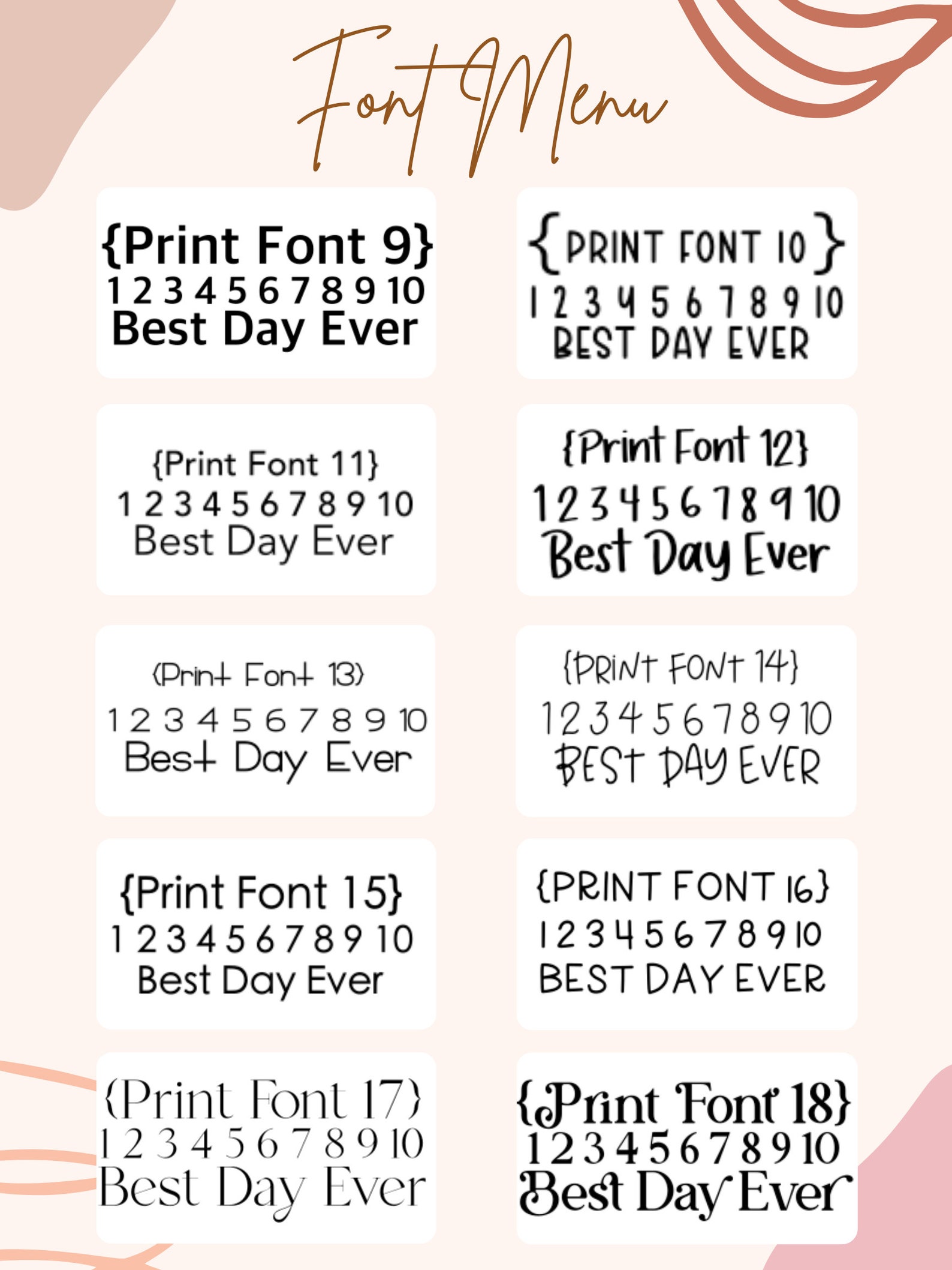 Wedding Food Table Signs Boho Classy Translucent Frosted - Etsy