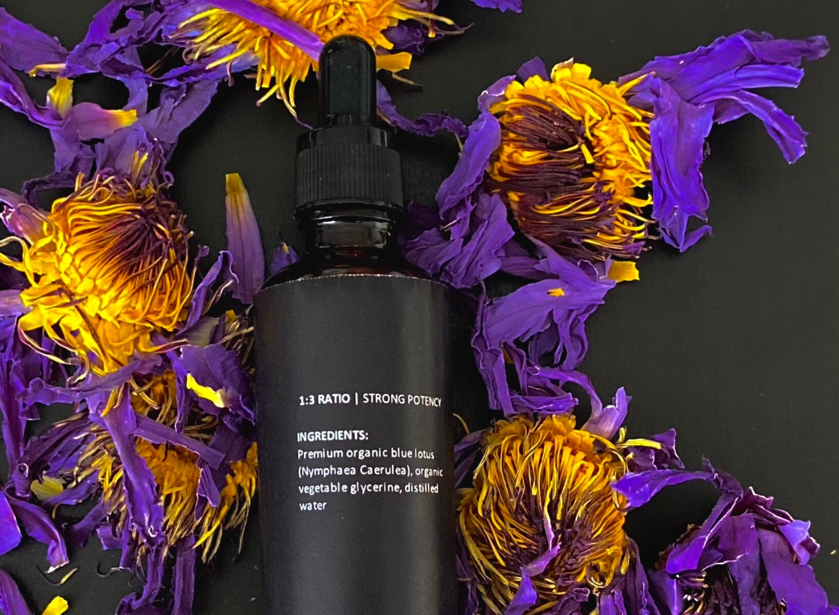 BLUE LOTUS Tincture Organic Alcohol Free Lucid Dreaming, Deep Sleep ...