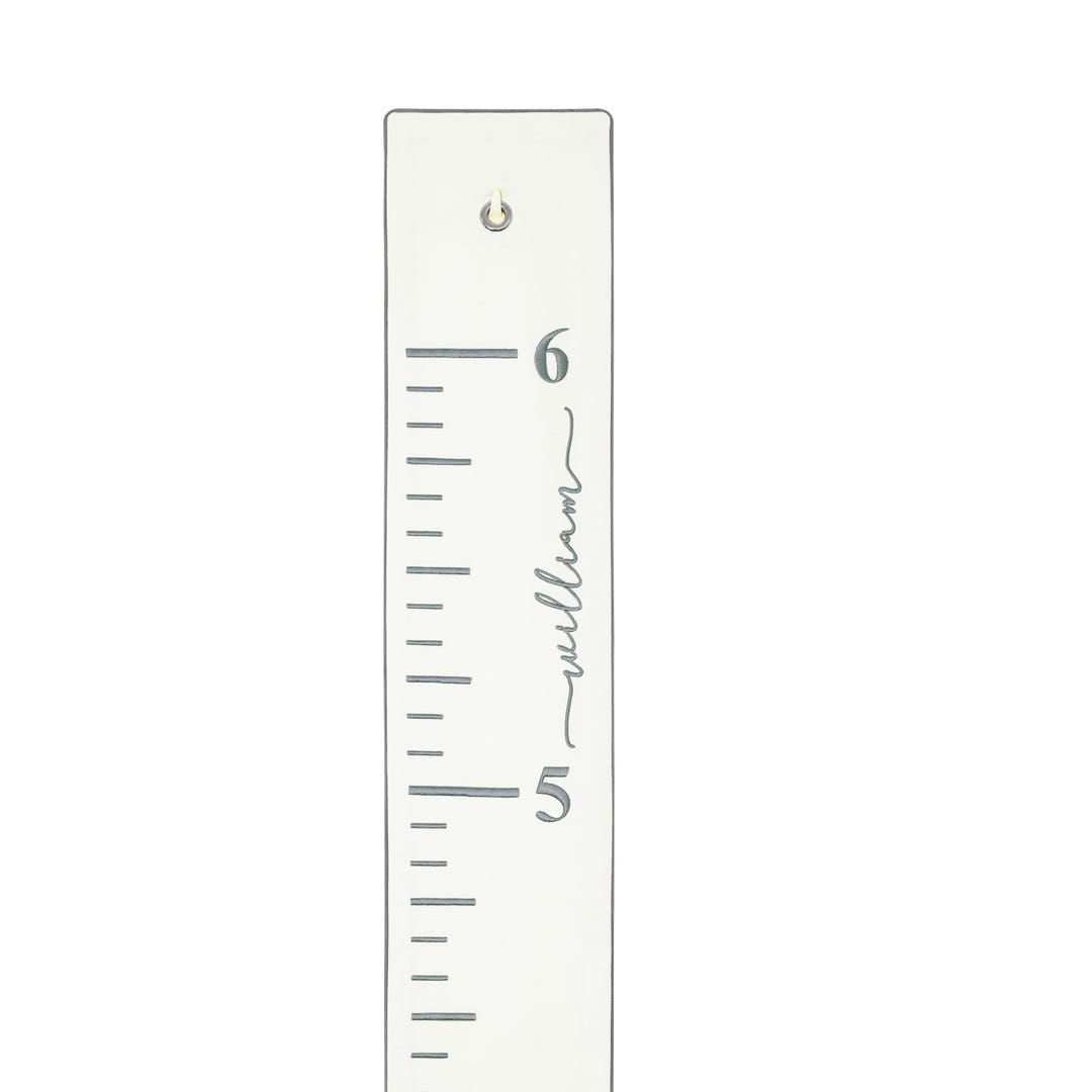 Personalized Growth Chart, First Embroidered Growth Chart on the ...
