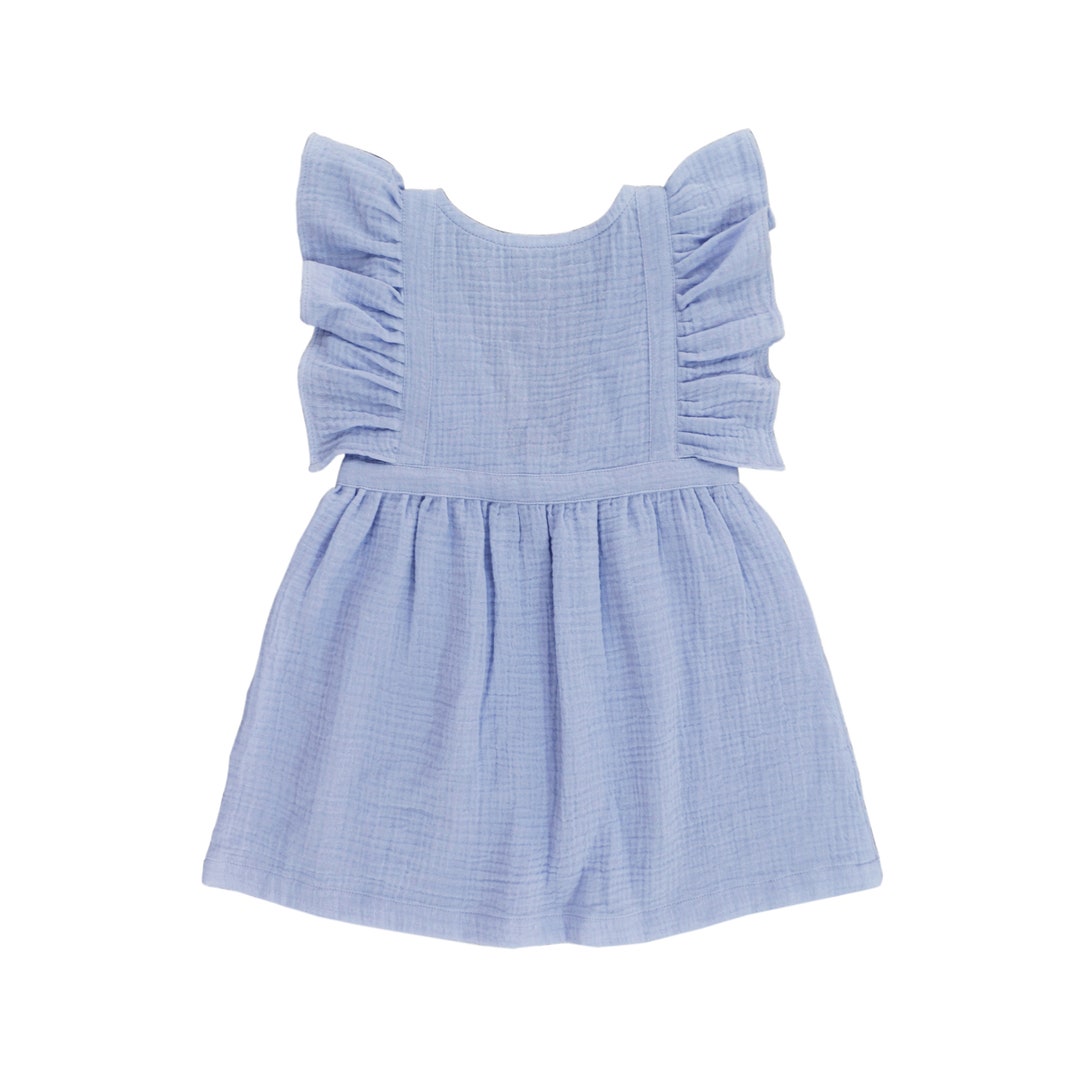 Spring Baby Girls Boho Dress, Rustic Flower Baby Girl Dress, Toddler ...