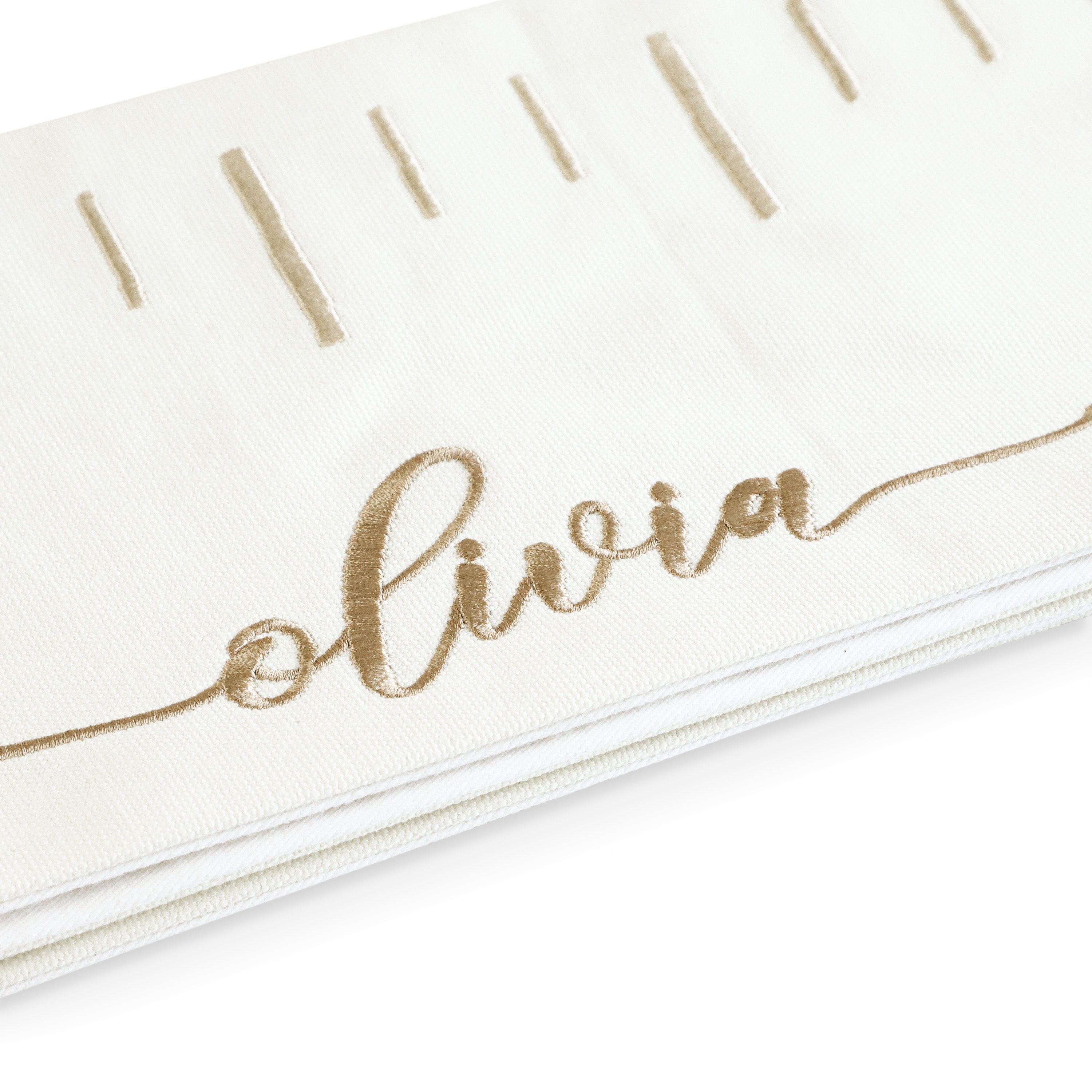 Embroidered Fabric Growth Chart, Personalized Growth Chart, Baby Name ...