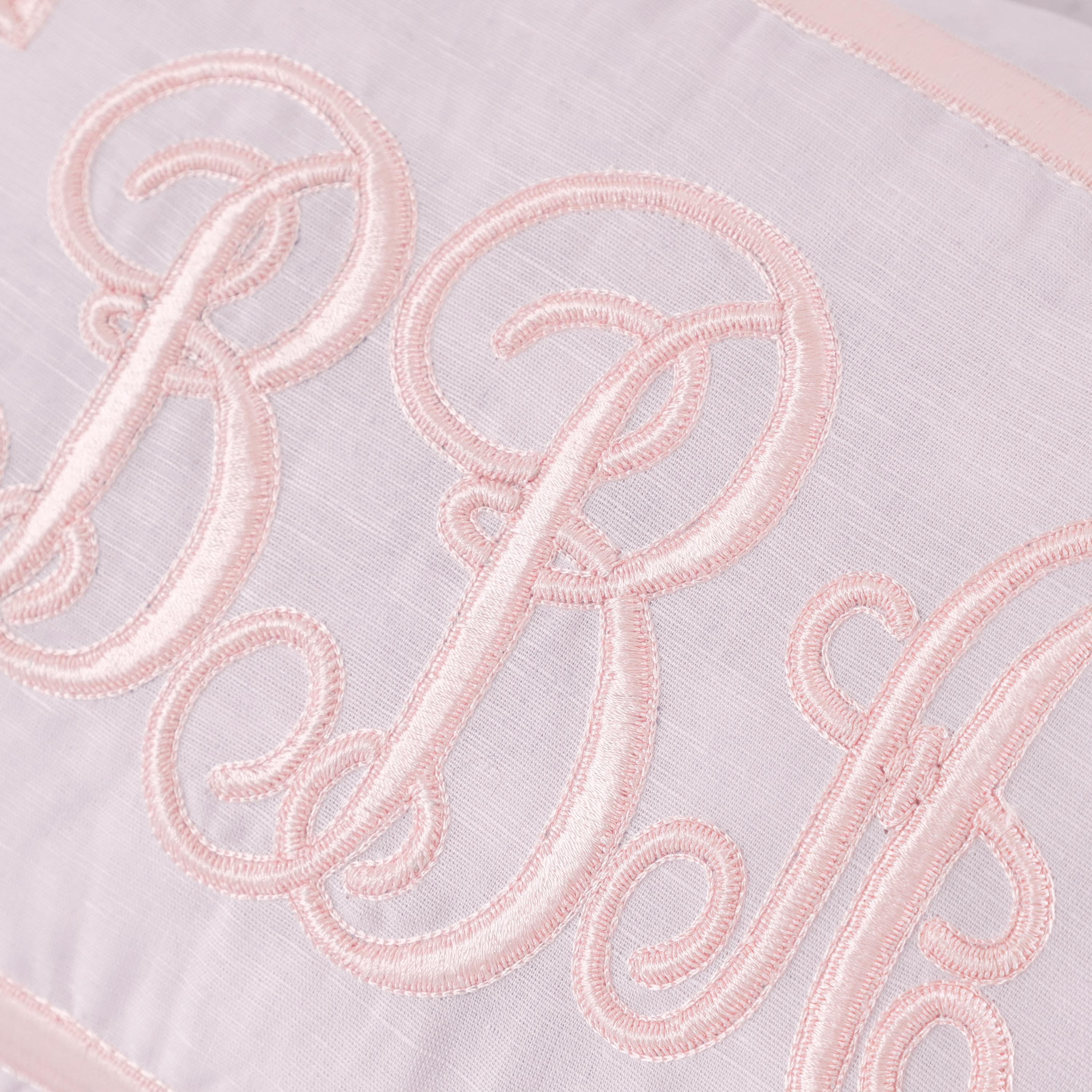 Hand Embroidered Monogram Pillow Cover | Linen Pillow Case ...