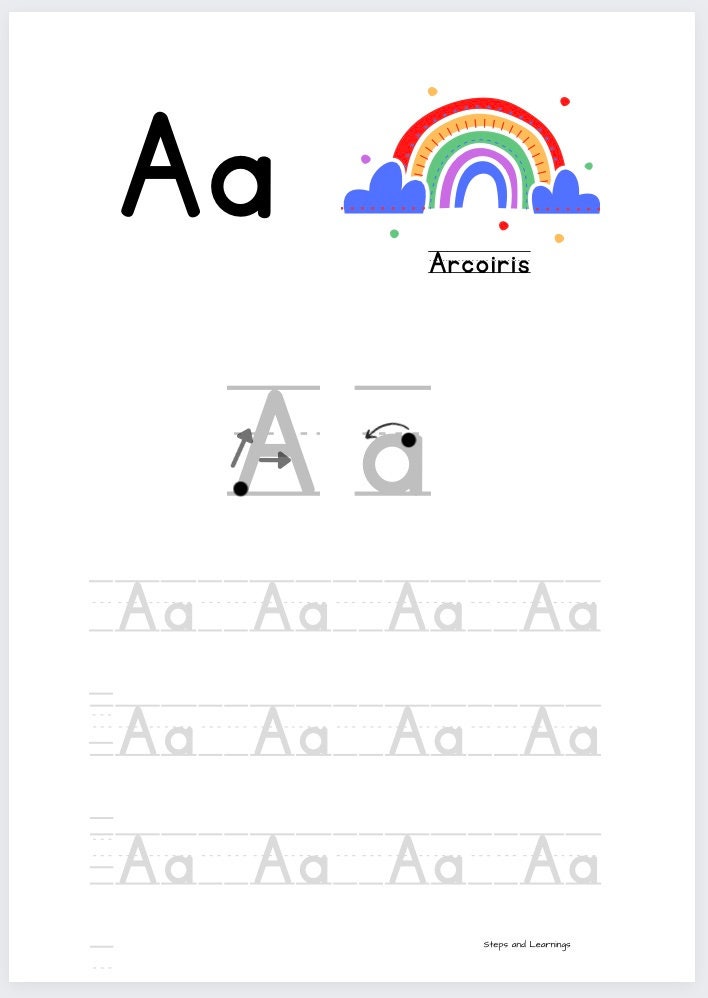 Children Writing Spanish Alphabet , ABC Tracing - Printable PDF - Etsy
