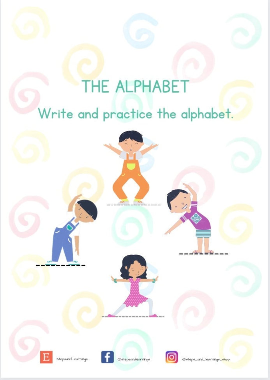 English Writing Alphabet , ABC Tracing Letters Printable PDF - Etsy