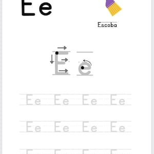 Children Writing Spanish Alphabet , ABC Tracing - Printable PDF - Etsy