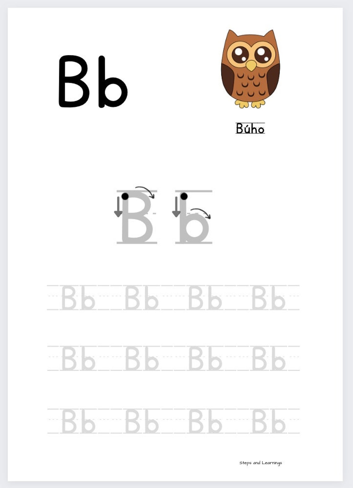 Children Writing Spanish Alphabet , ABC Tracing Printable PDF - Etsy