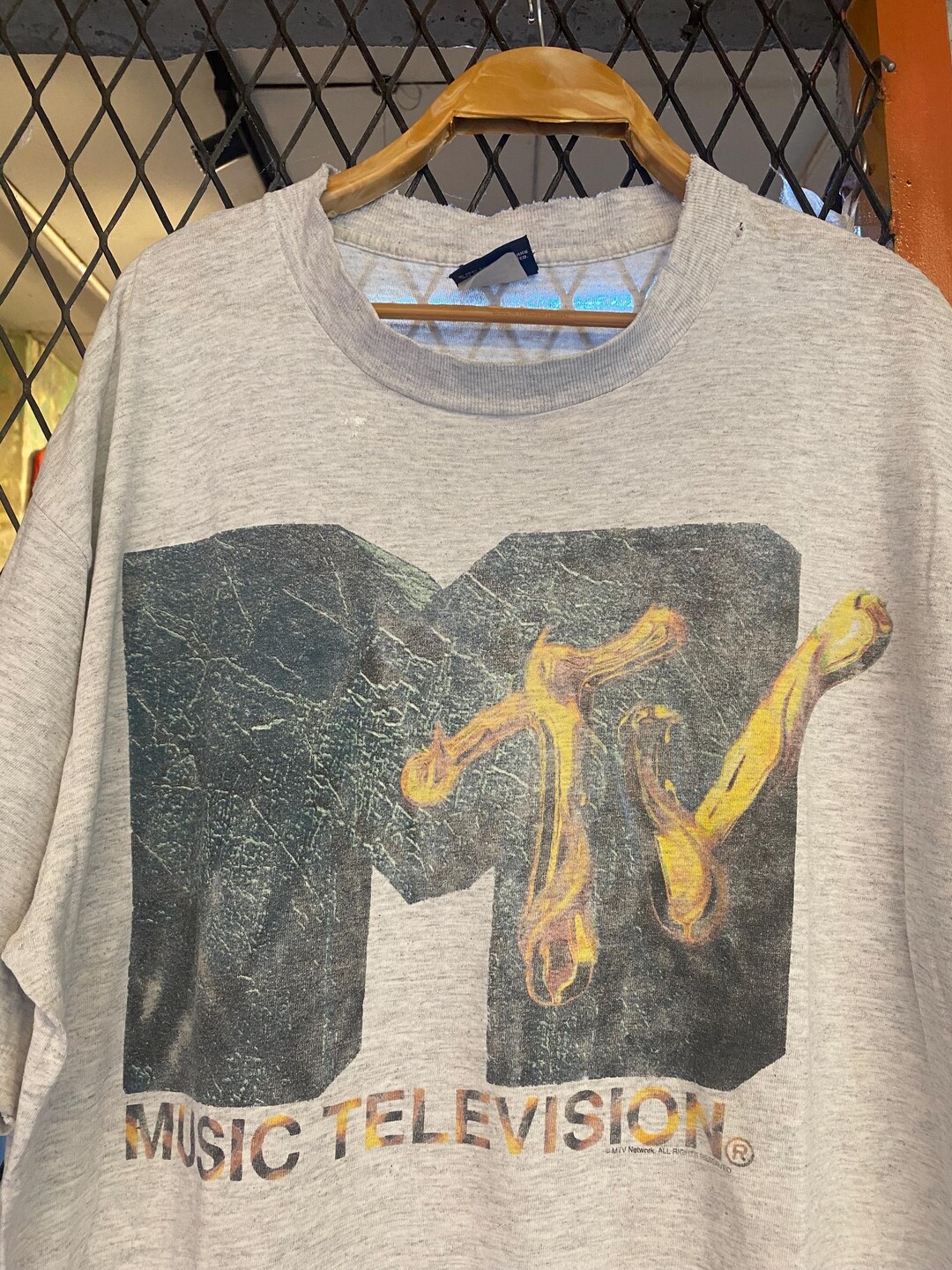 Vtg 90s MTV OG Logo Official T Shirt Promo Tee Concert - Etsy