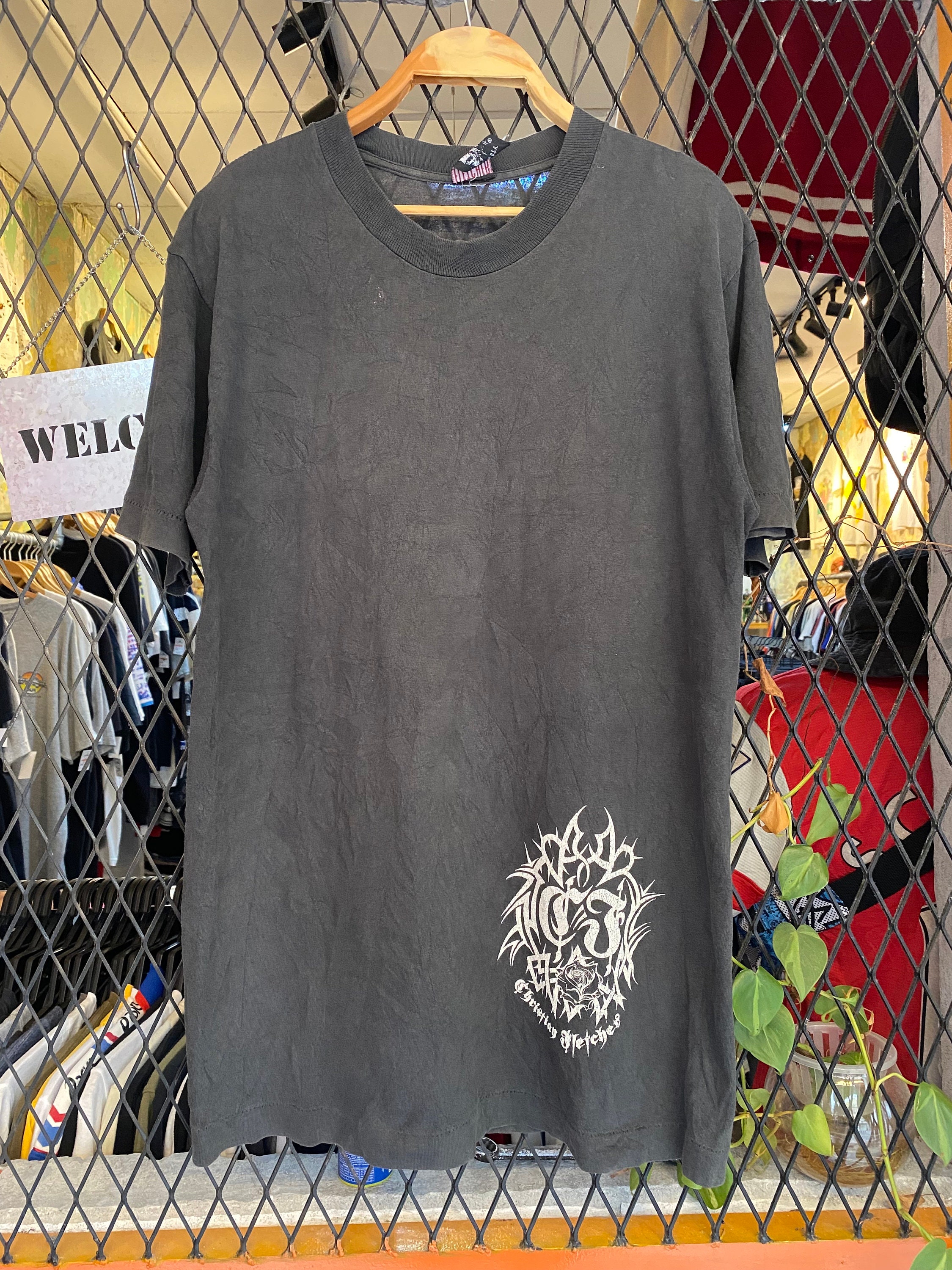 Vtg 90s Christian Fletcher Graphiti Art T Shirt - Etsy