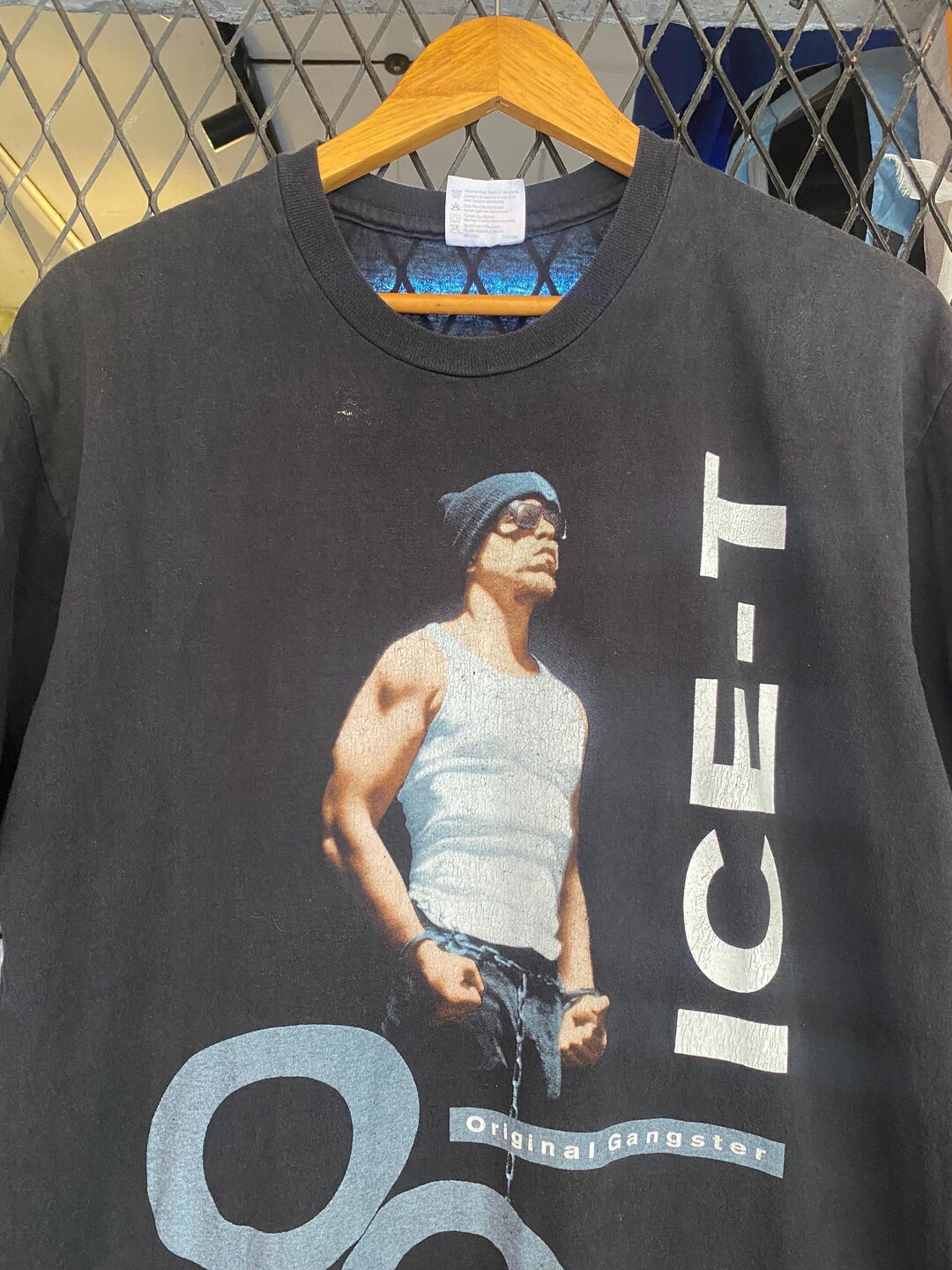 Vintage 90s Ice T OG Original Gangster Album Tee - Rap Hip Hop T-shirt ...