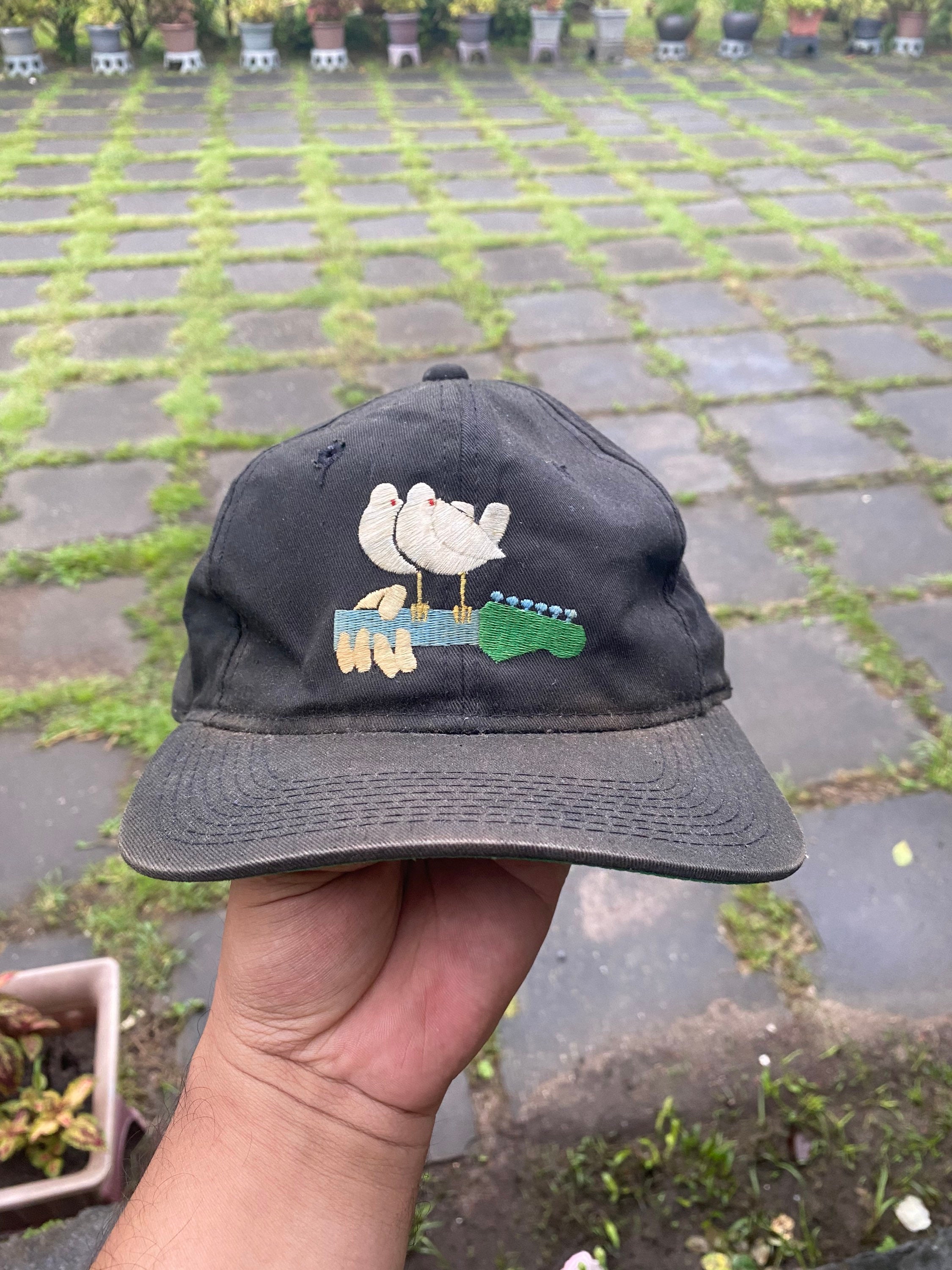 Vtg 90s Woodstock Snapback Hat - Etsy