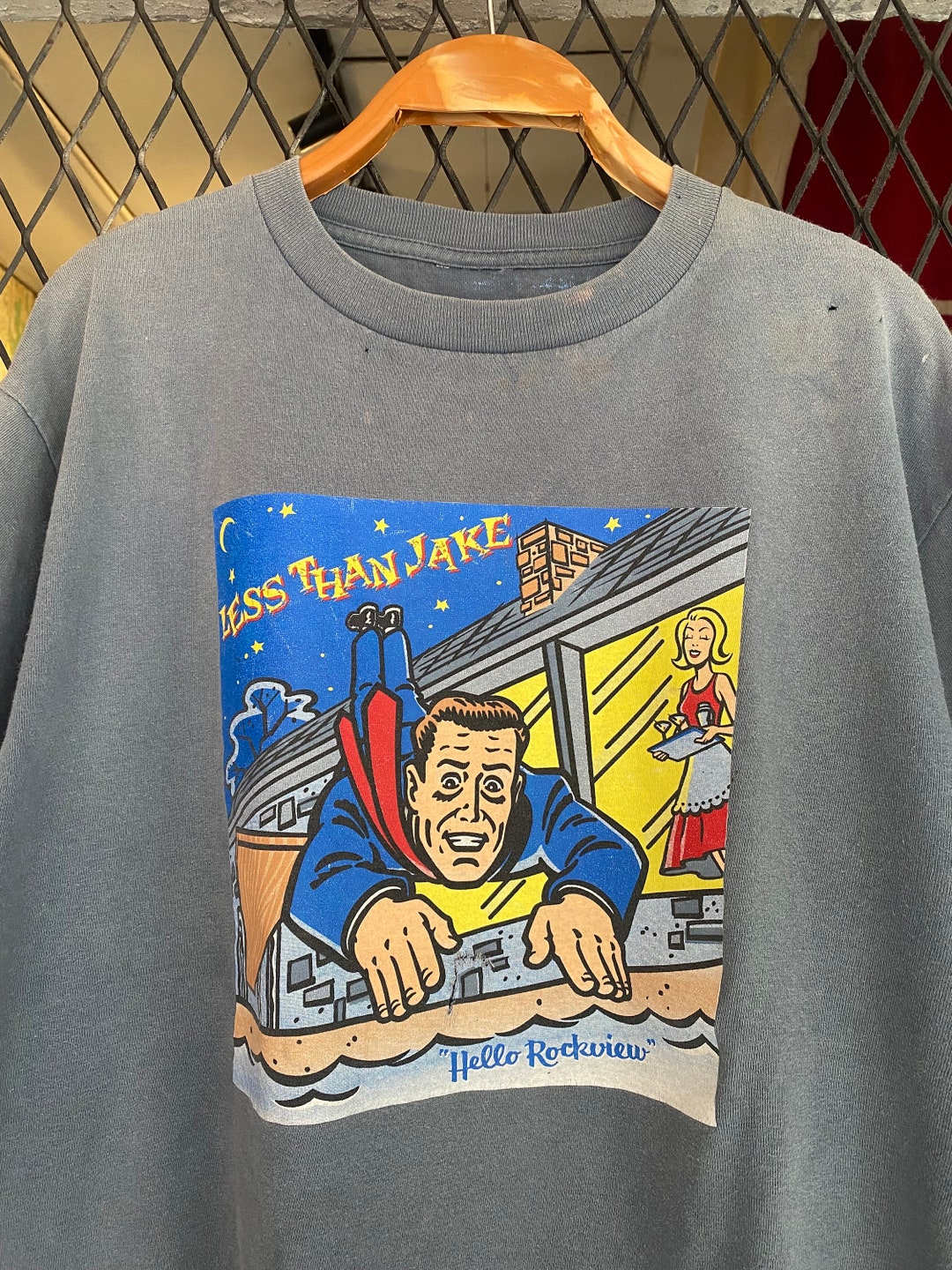 Vtg Late 90s Less Than Jake Album Hello Rockview Promo T Shirt - Etsy