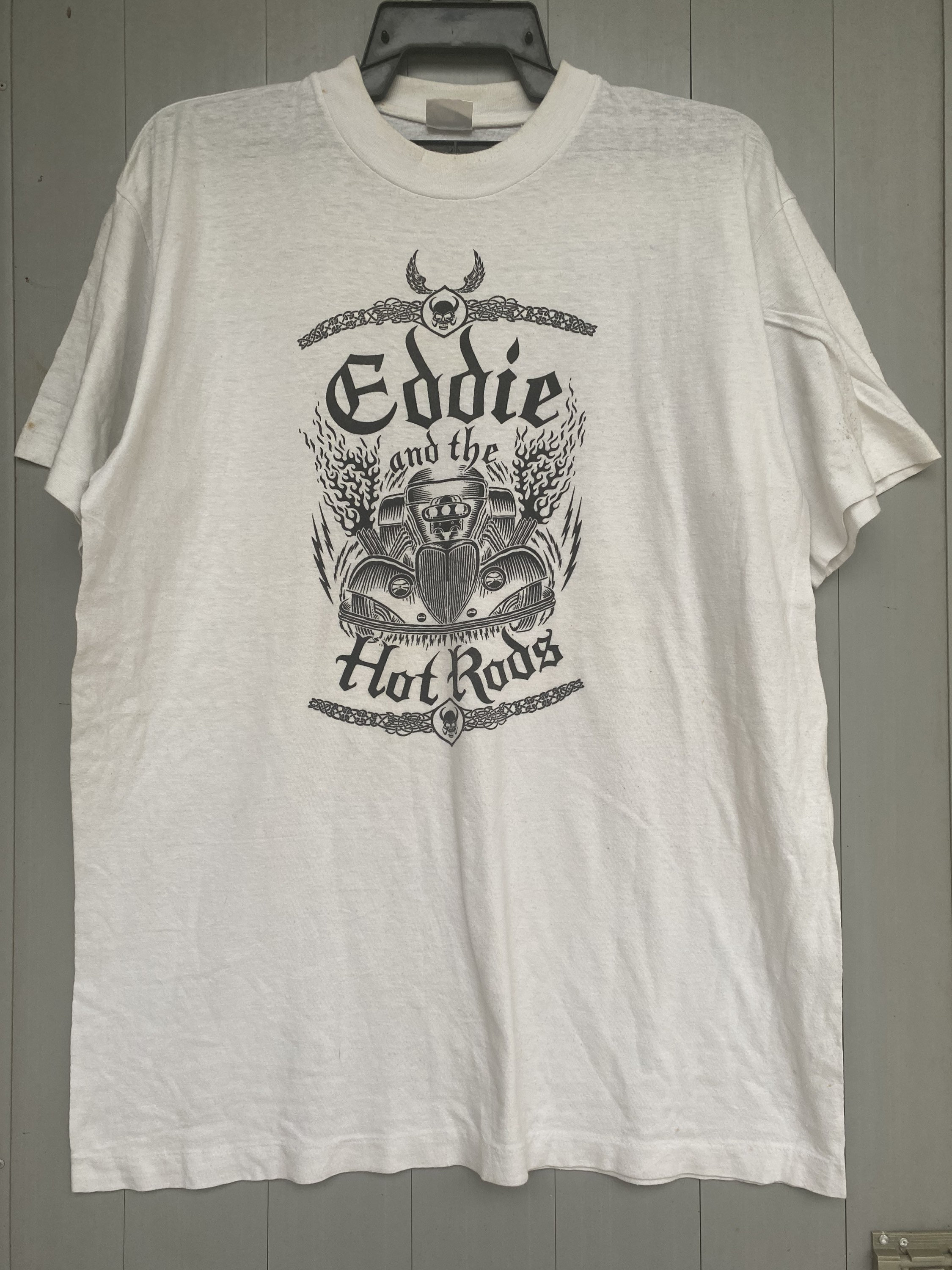Vtg 80s Eddie and the Hot Roads Classic Car T Shirt - Etsy