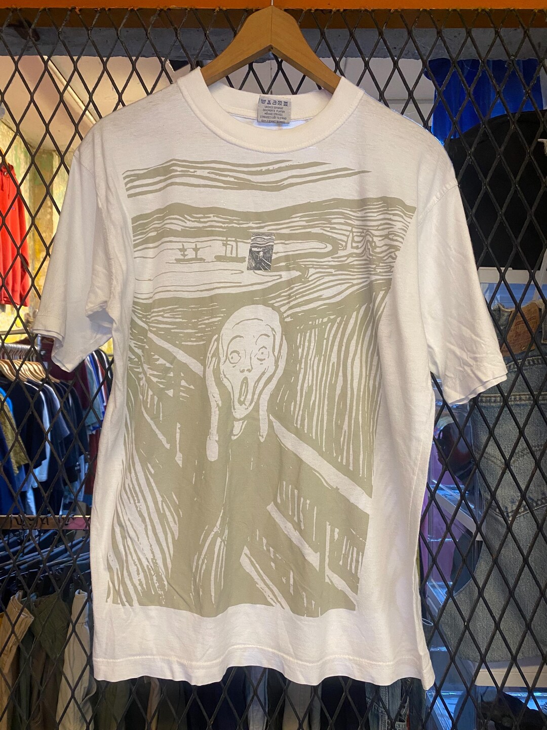 Vtg 90s Edvard Munch the Cry the Scream OVP Art T Shirt Tee - Etsy