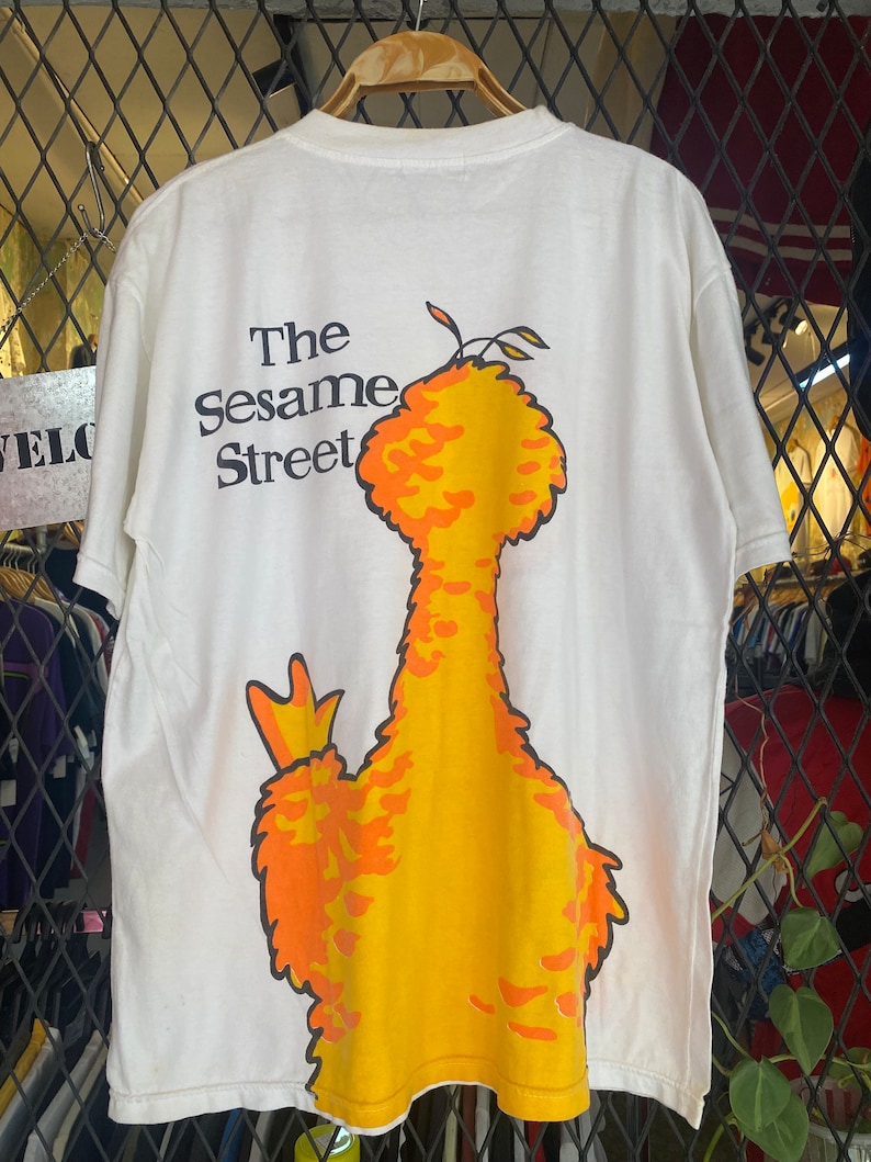 Rare the Sesame Street Big Bird Graphic T Shirt Promo Tee Show - Etsy
