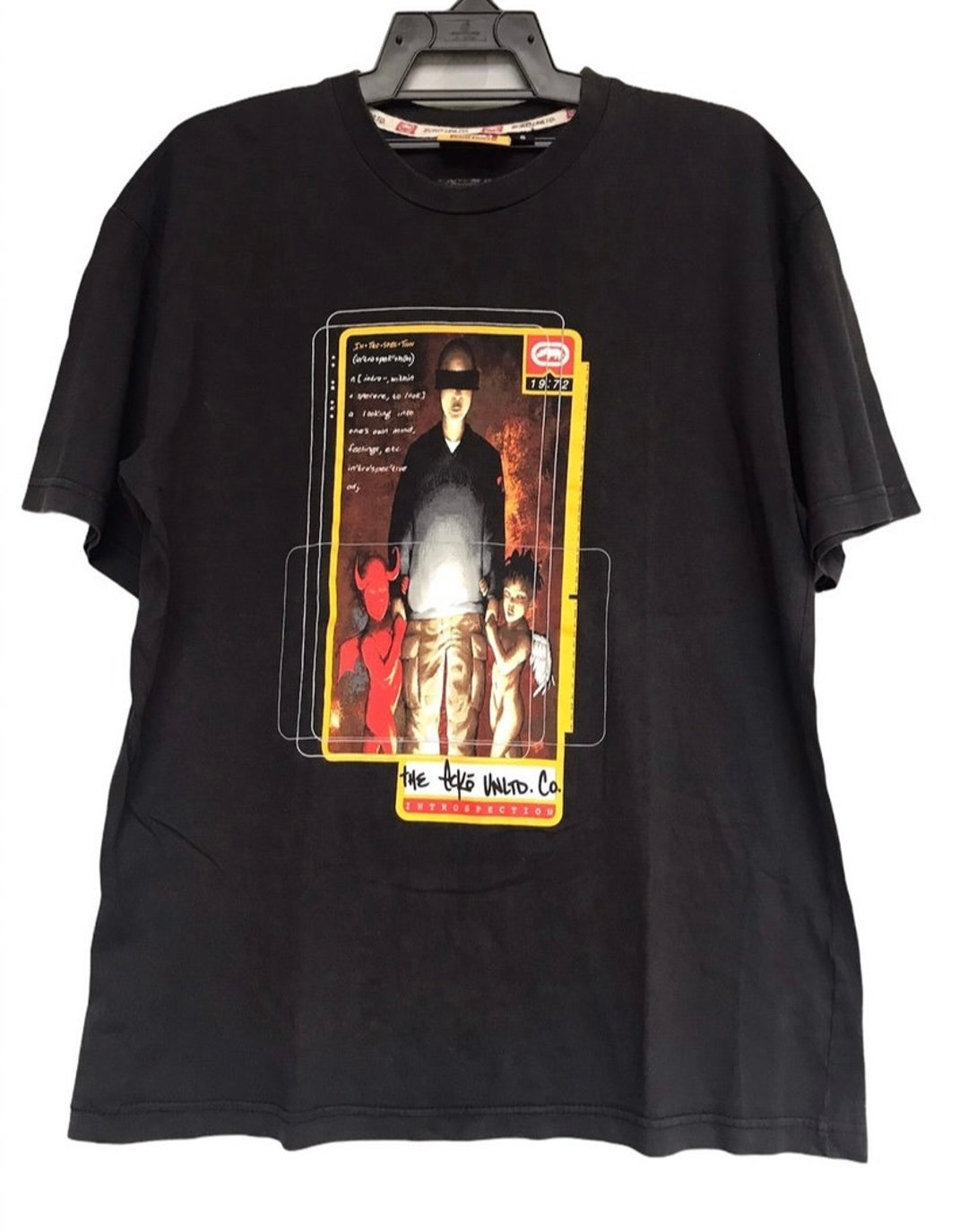 Rare Vintage Ecko Untld Evil Angel Graphic Tee Shirt - Etsy