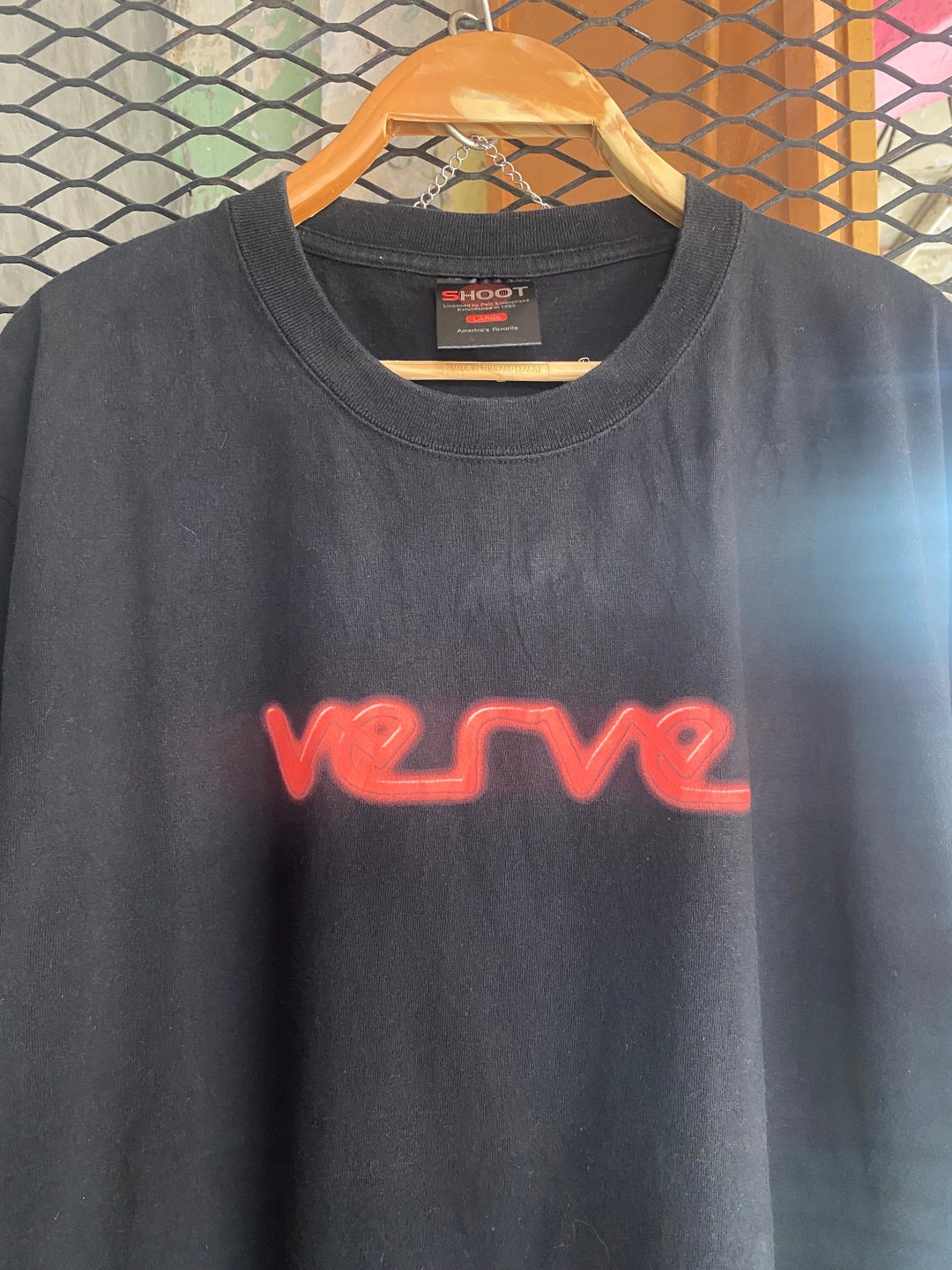 Rare the Verve Band T Shirt Spellout - Etsy