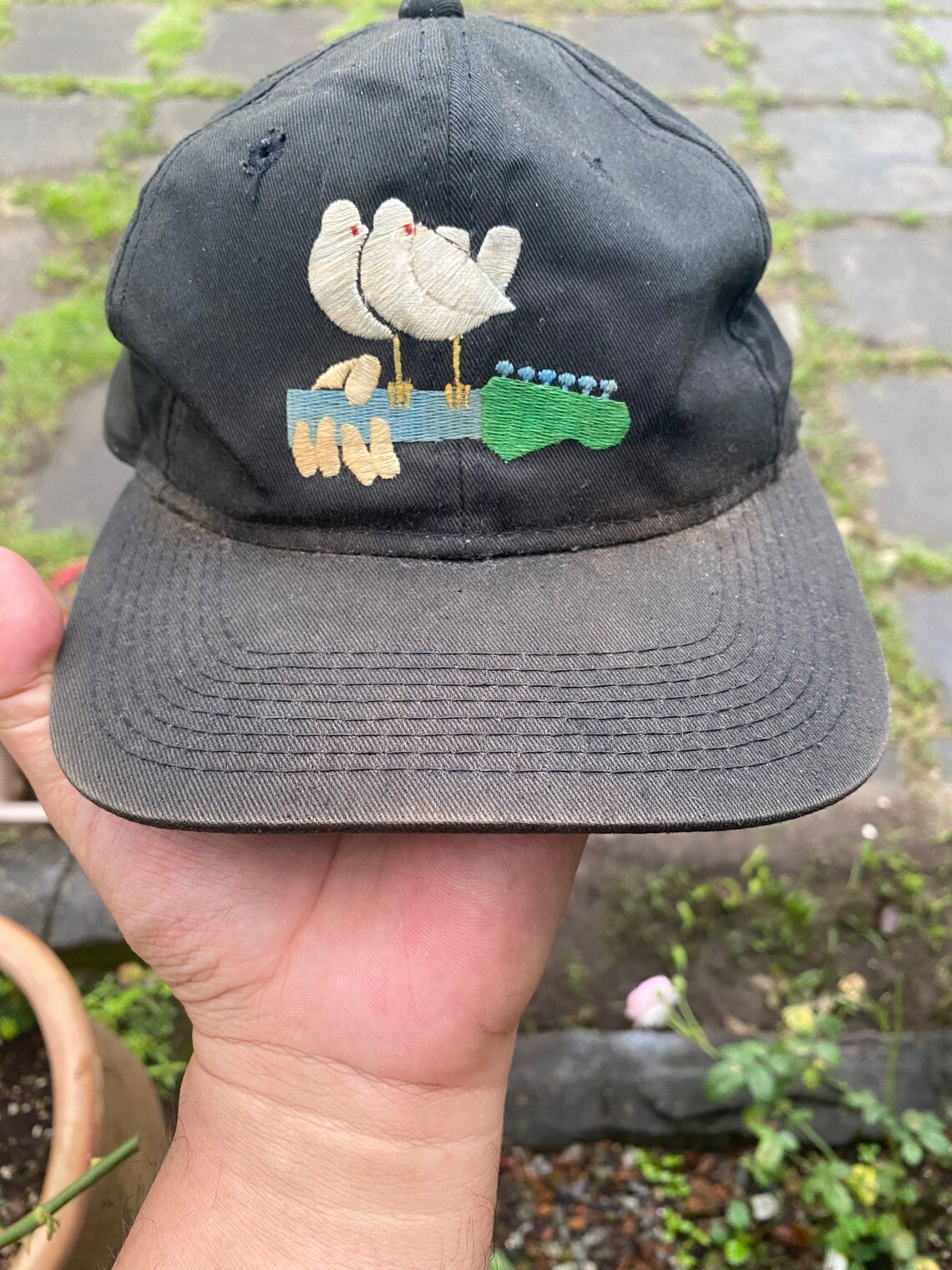 Vtg 90s Woodstock Snapback Hat - Etsy