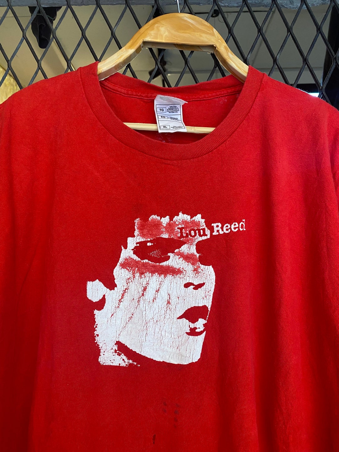 Rare Lou Reed Face Graphic T Shirt - Etsy