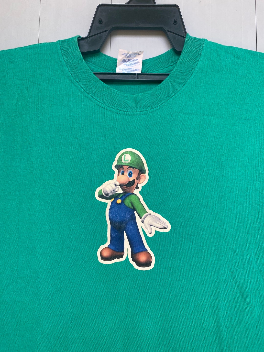 Vtg Y2k Luigi Super Mario Character T Shirt Tee - Etsy