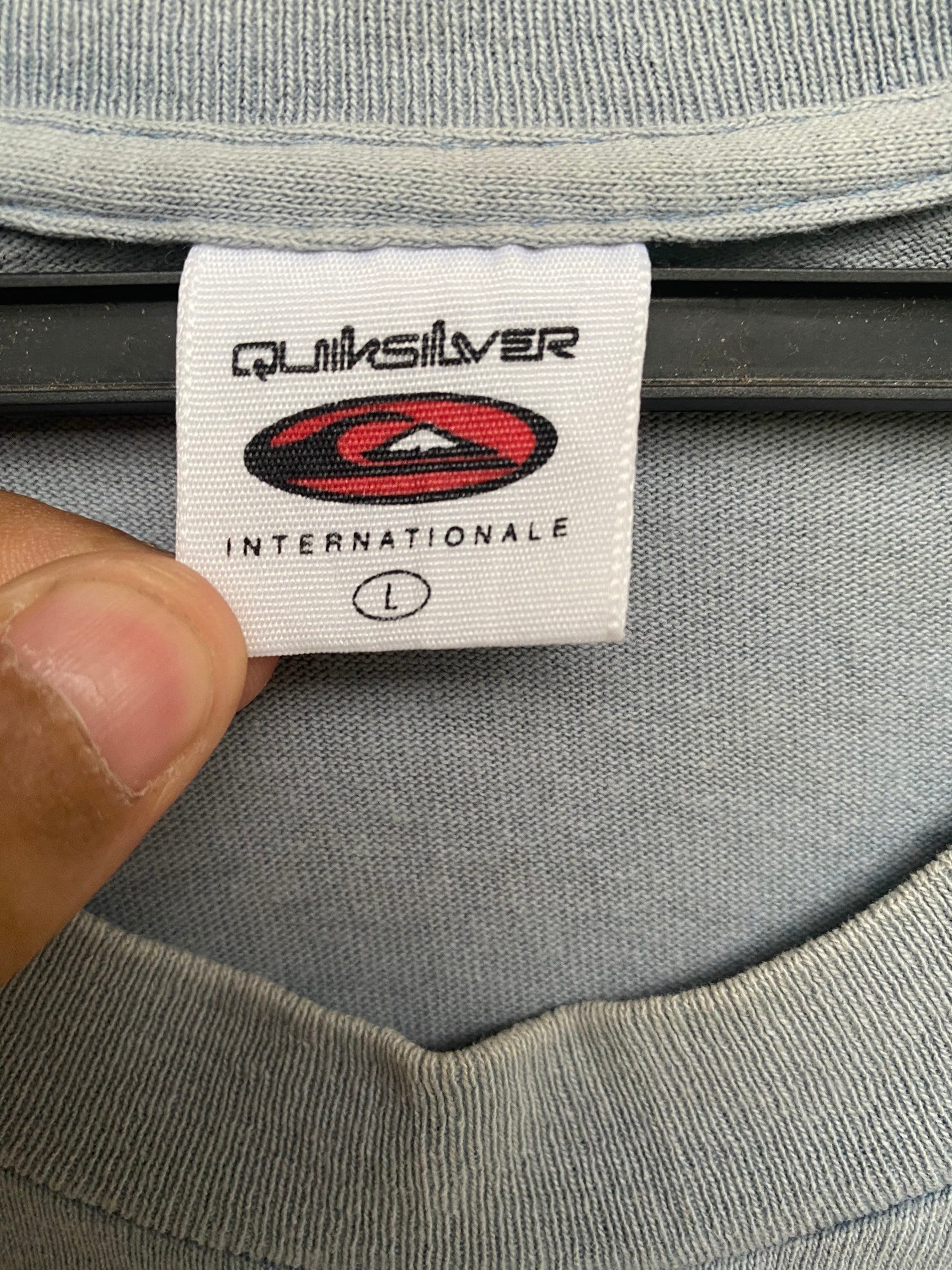 Vtg 90s Quicksilver OG Logo Graphic T Shirt - Etsy